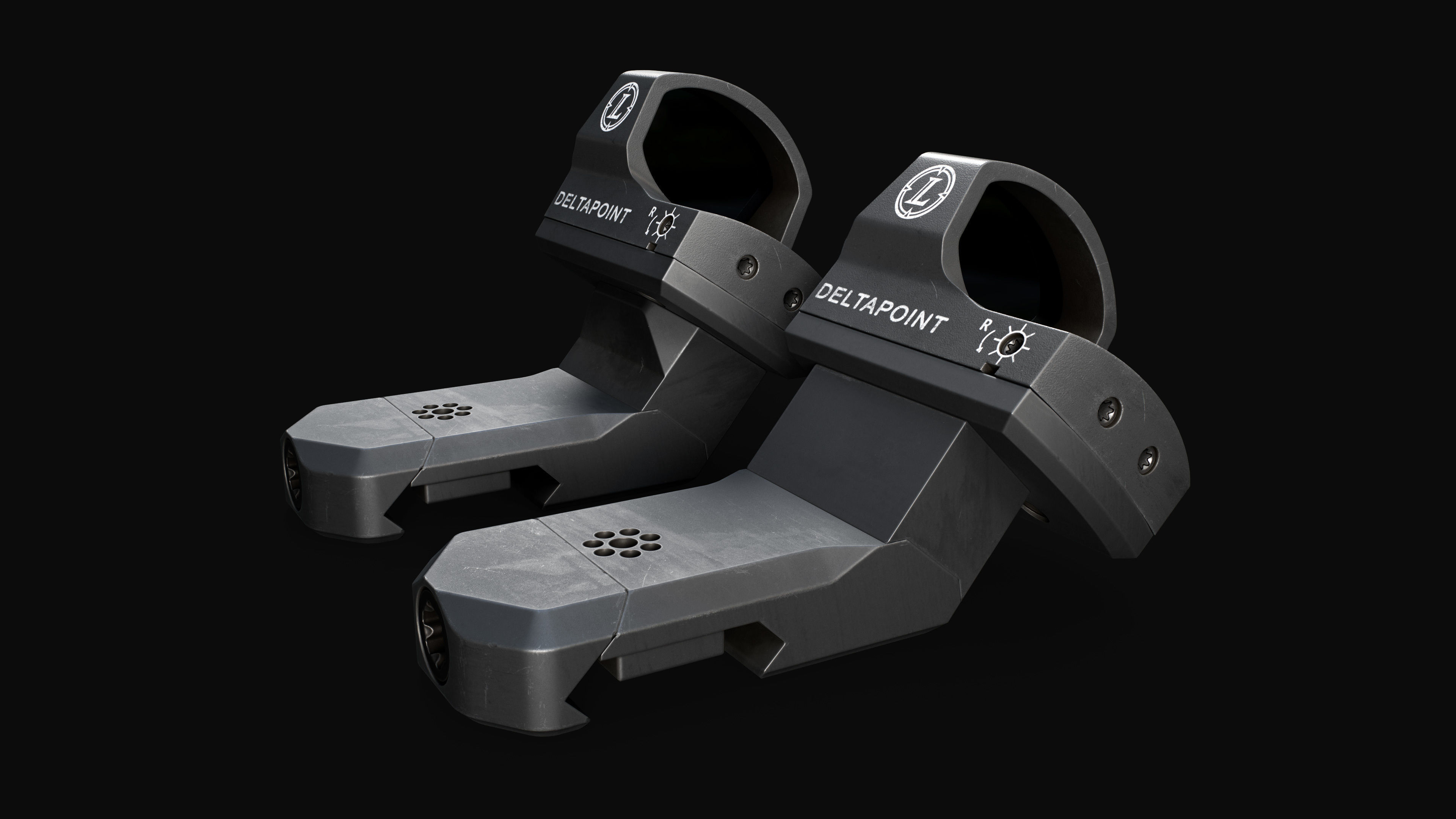Arisaka Offset Optic Mount free VR / AR / low-poly 3D model | CGTrader