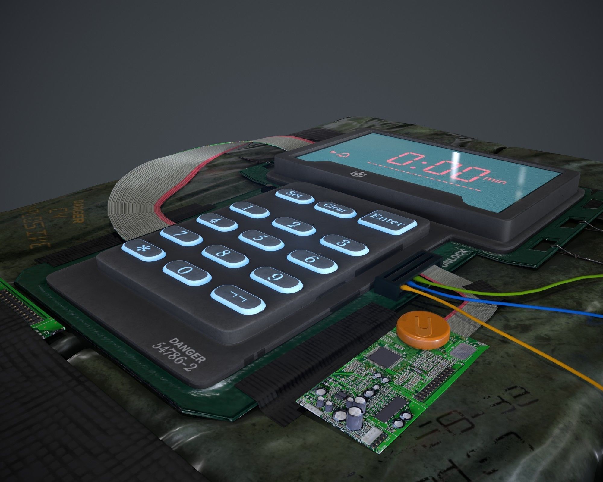 3D model C4 RDX Bomb VR / AR / low-poly | CGTrader