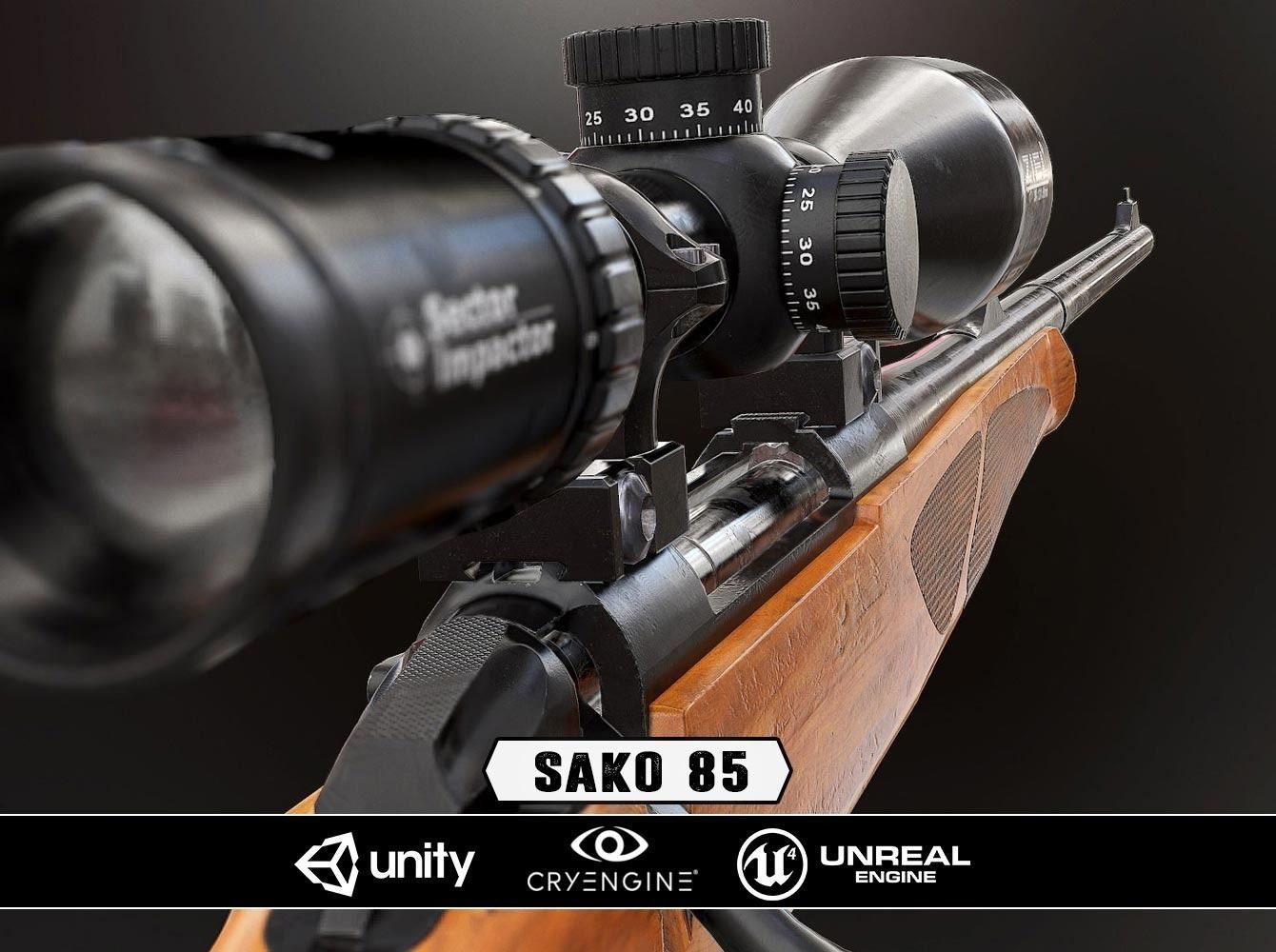 3D model COMPLETE WEAPONS PACK - Models and Textures VR / AR / low-poly ...