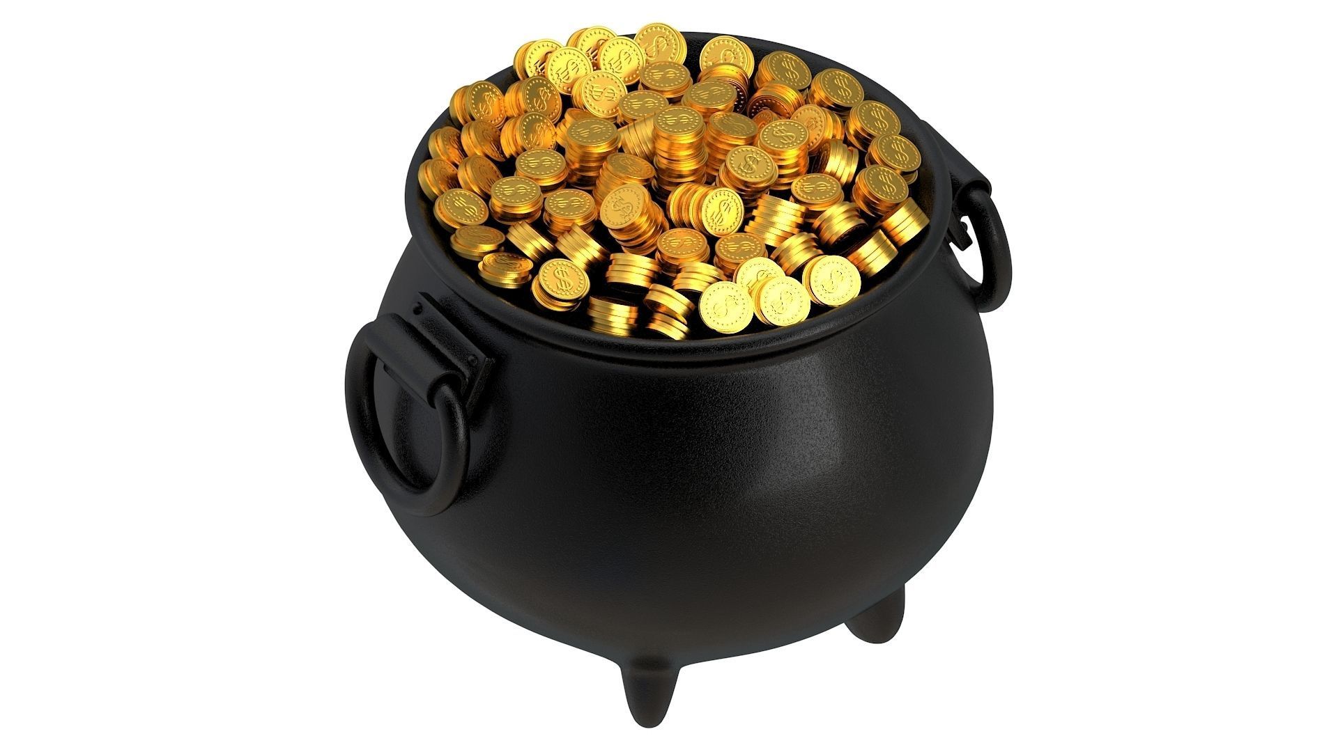 Pot of Gold Collection 3D model | CGTrader