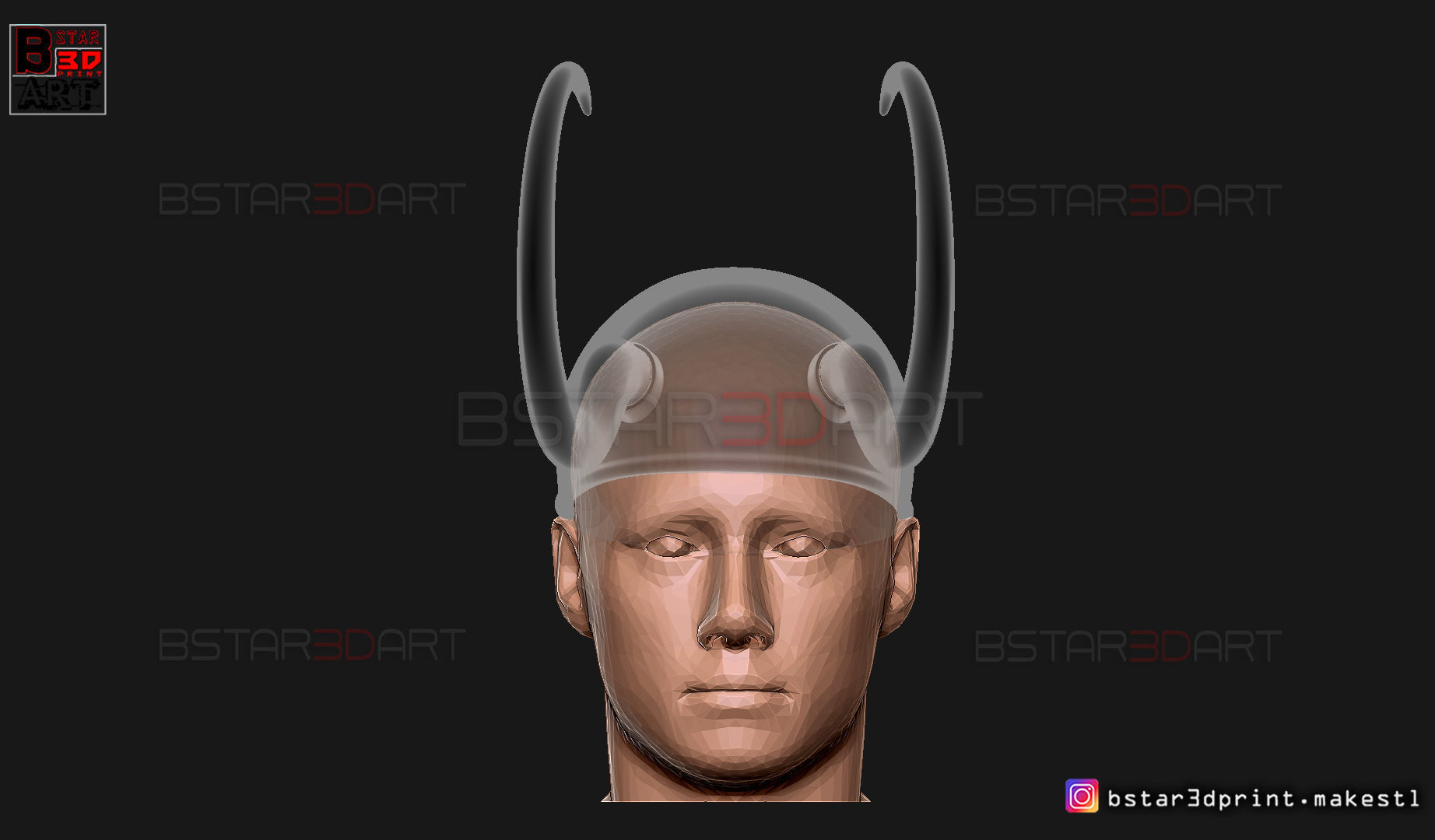 Classic Loki Helmet - Loki TV series 2021 3D model 3D printable | CGTrader