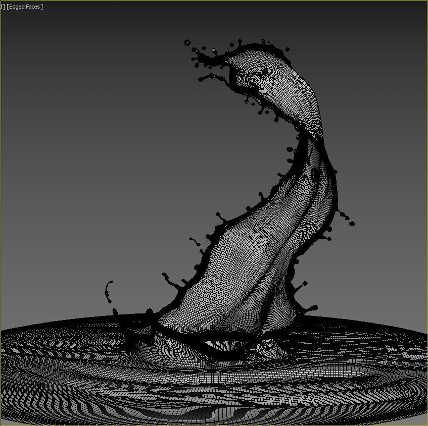 Water Liquid splash 3D model | CGTrader