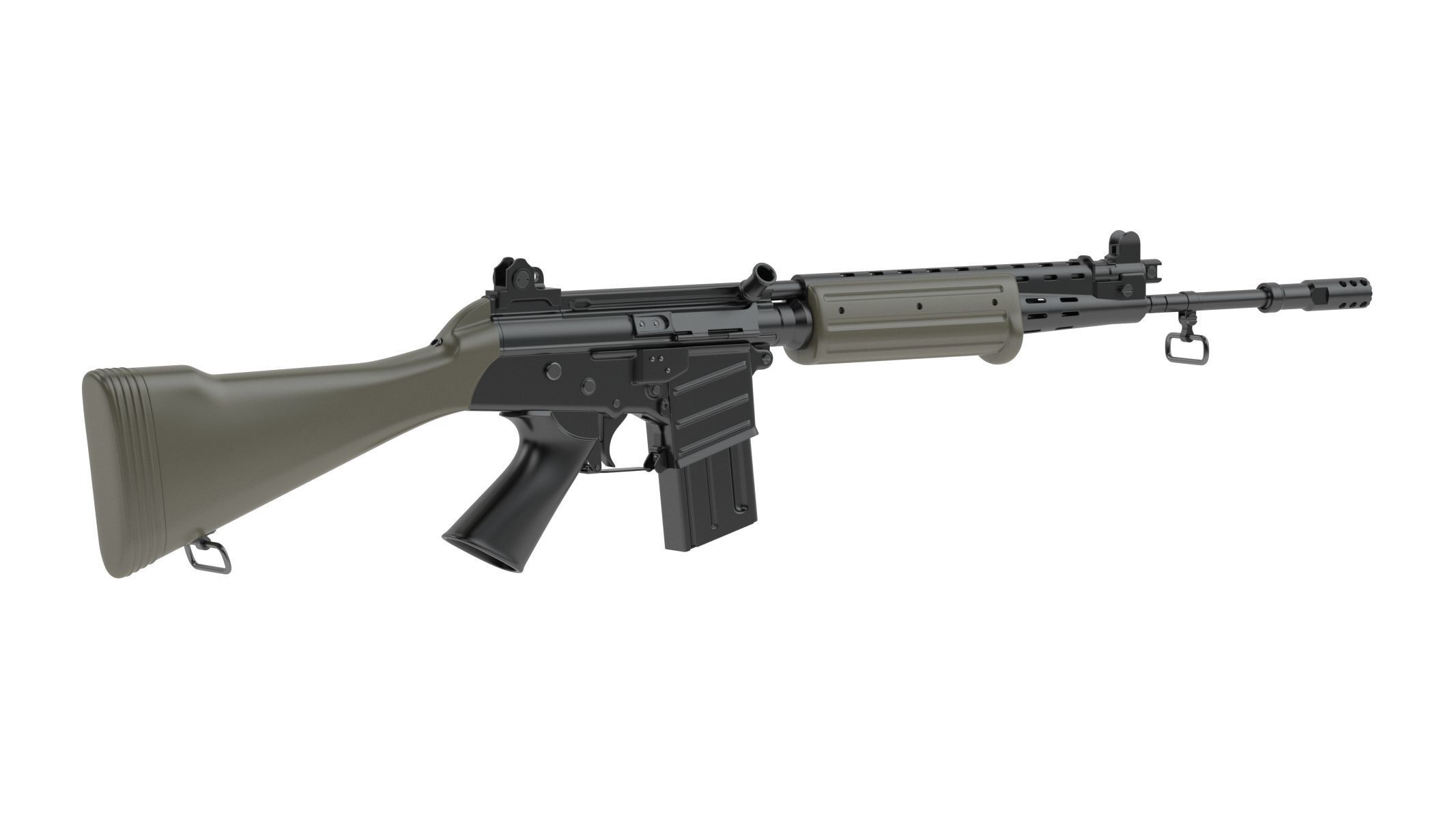 FN CAL 3D model | CGTrader