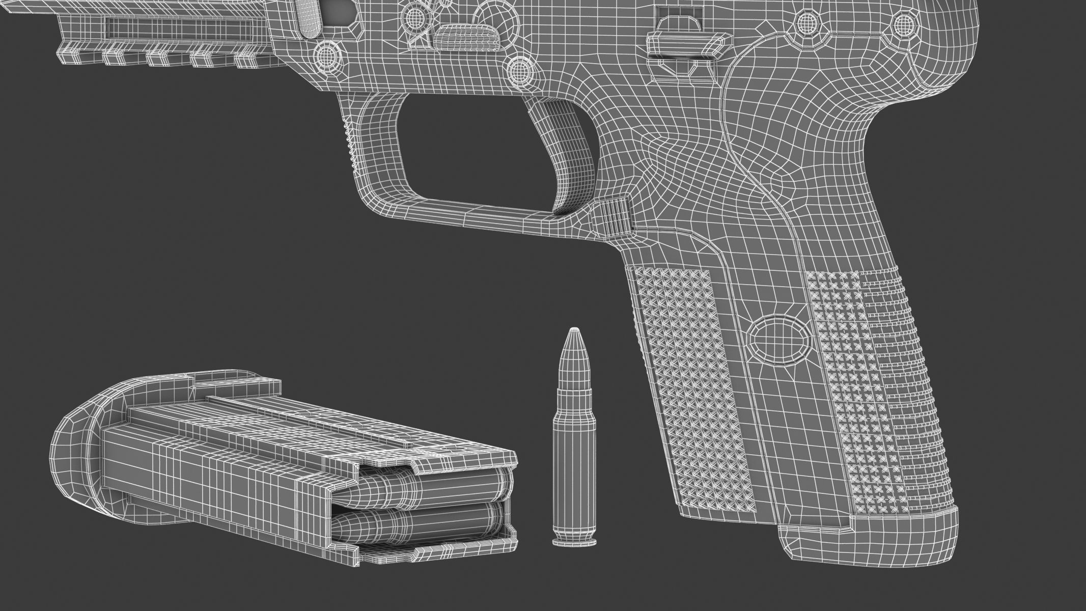 FN Five-seven 3D model | CGTrader