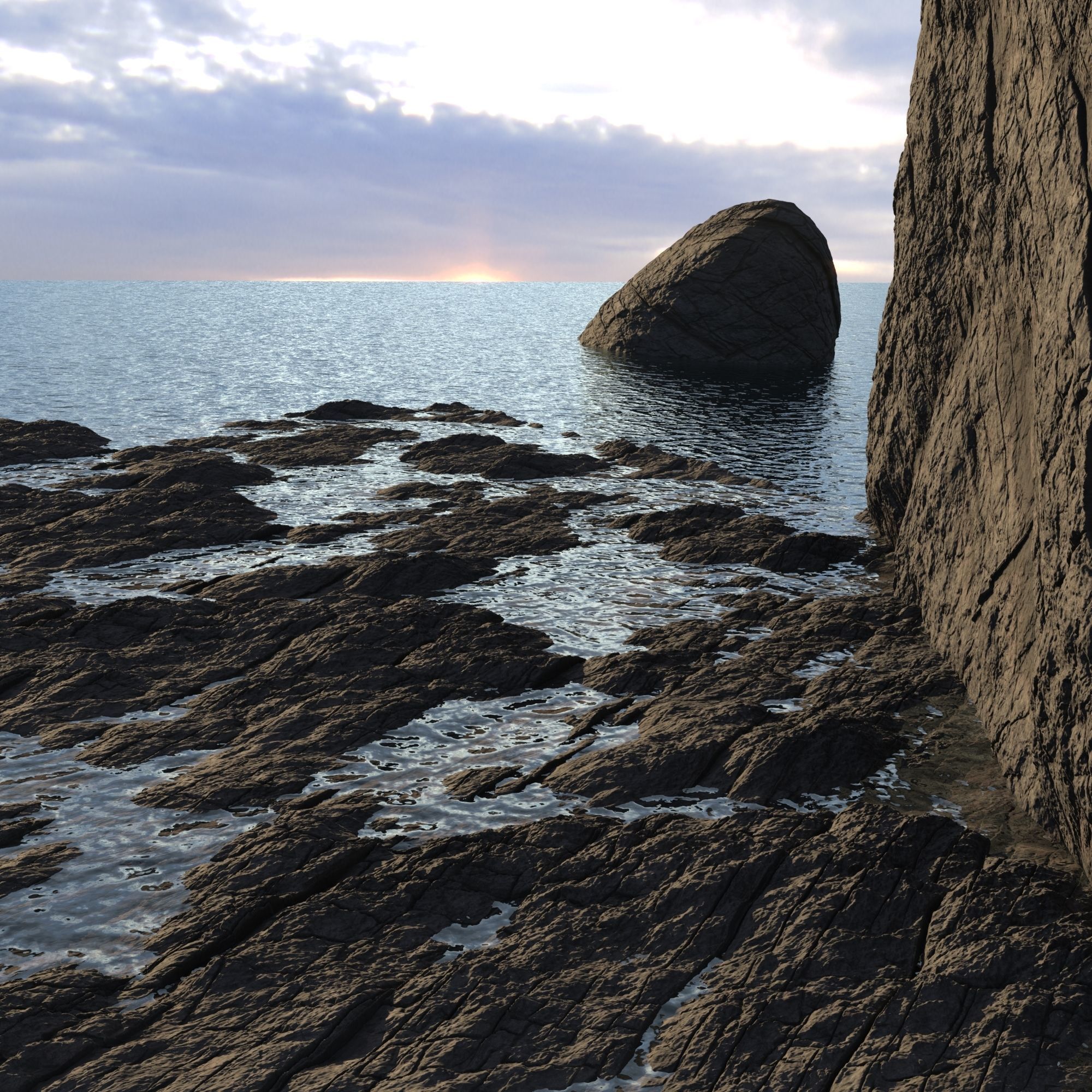 Sea cliff Texture | CGTrader