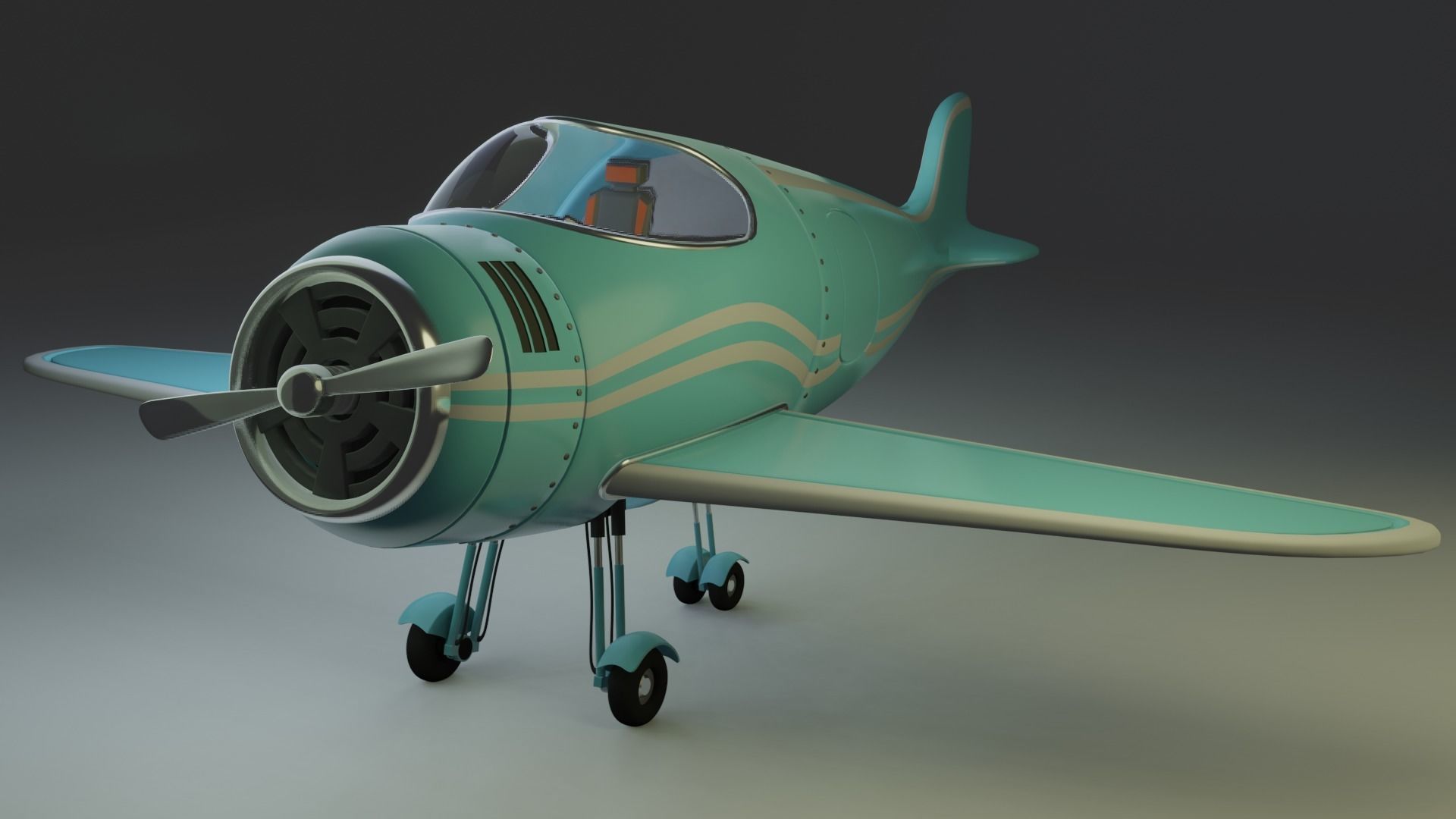 Small Aeroplane 3D model | CGTrader