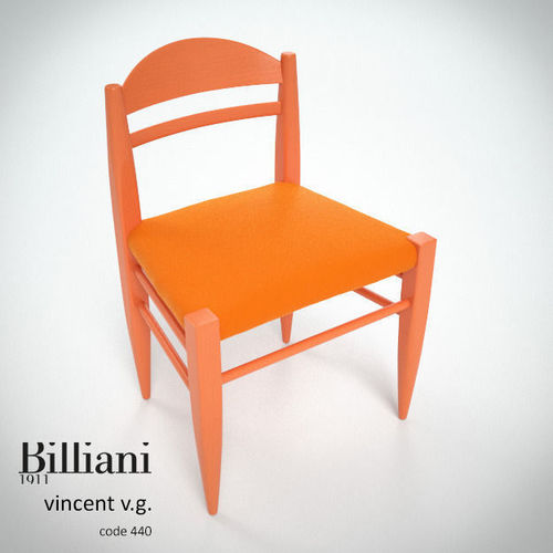 Billiani Vincent VG side chair 3D model | CGTrader