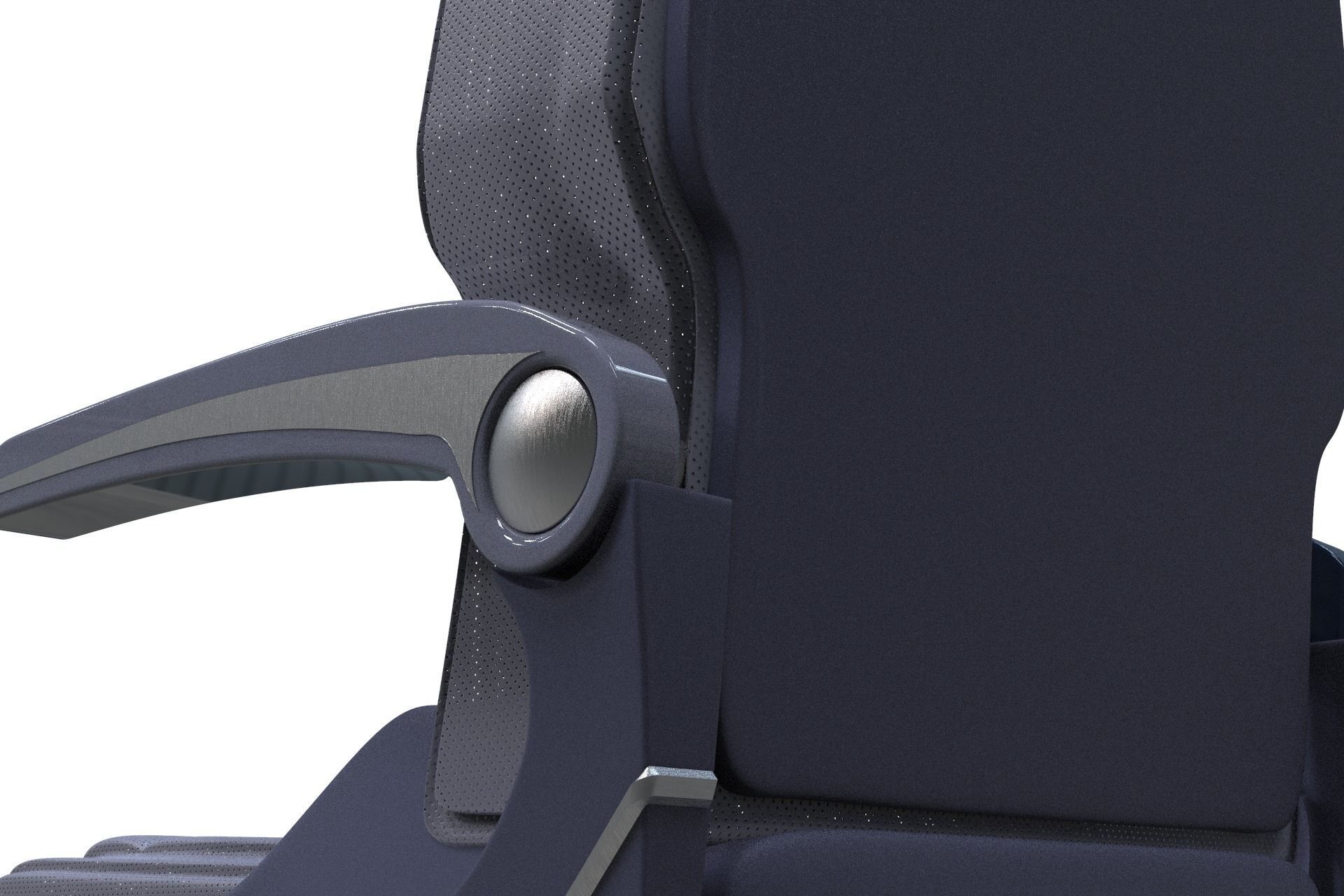 High Quality Airplane Premium Seating 3D Model With textures 3D model ...
