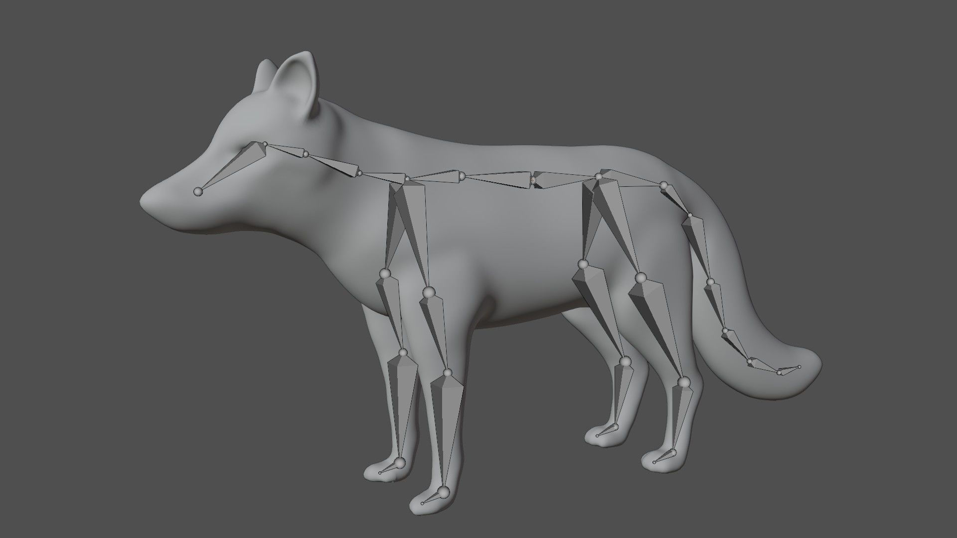 3D model Red Fox VR / AR / low-poly rigged | CGTrader