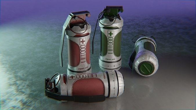 3D model Heal Grenade VR / AR / low-poly | CGTrader