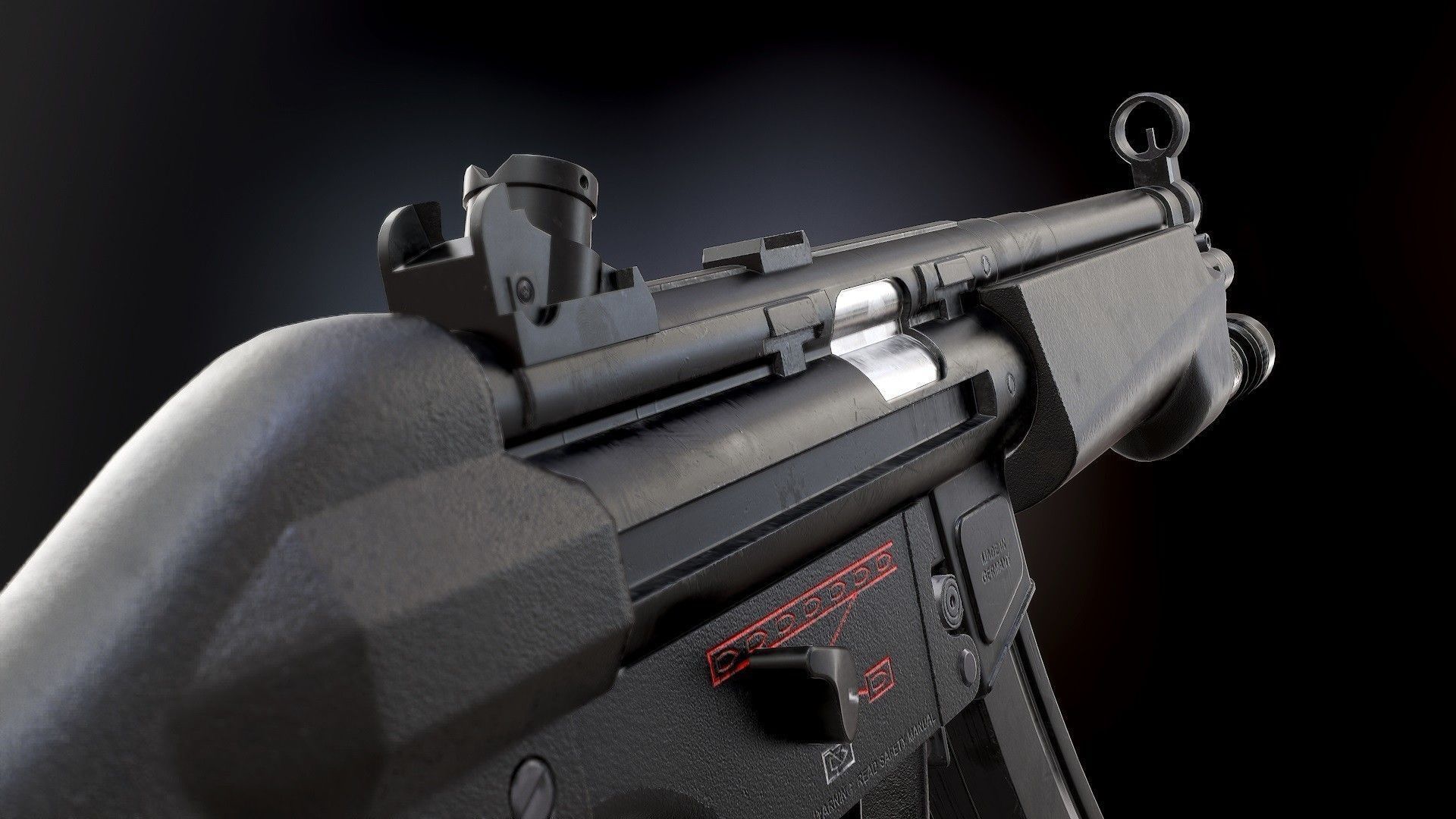 3D model MP5 - Model and Textures VR / AR / low-poly | CGTrader