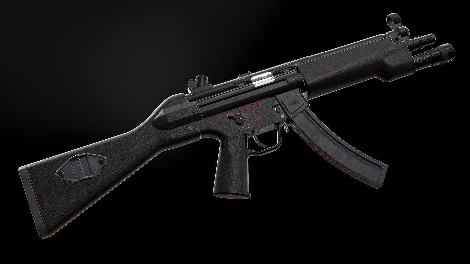 3D model MP5 - Model and Textures VR / AR / low-poly | CGTrader