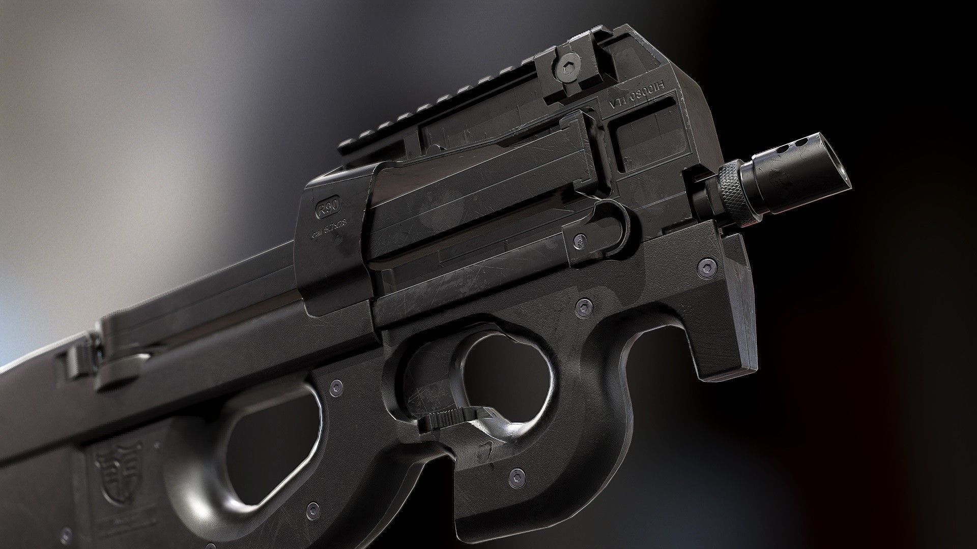 3D model P90 - Model and Textures VR / AR / low-poly | CGTrader