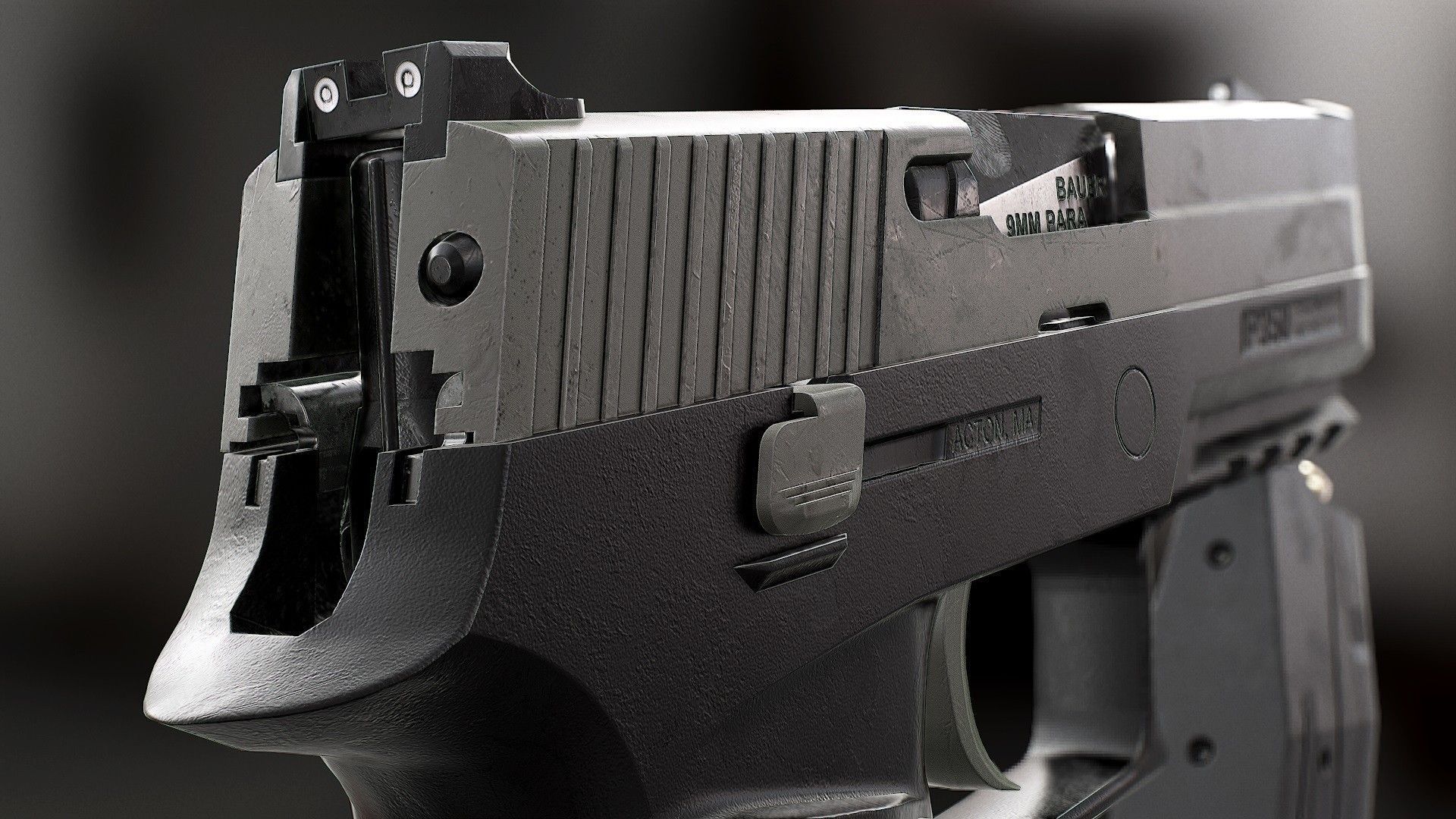 3D model P250 - Model and Textures VR / AR / low-poly | CGTrader