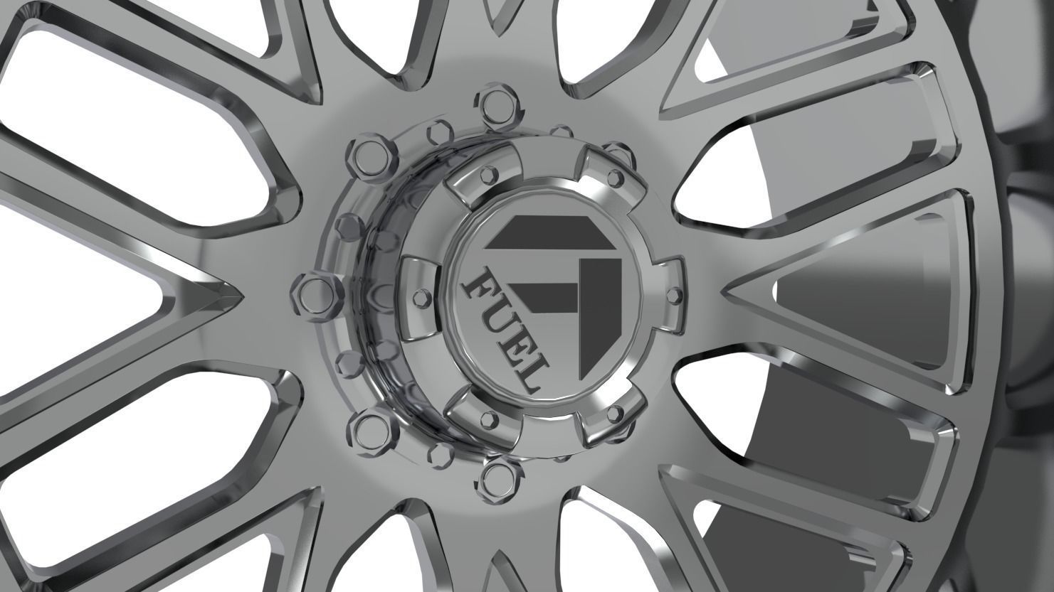 FUEL DUALLY WHEELS FF66D FRONT AND REAR 3D model 3D printable | CGTrader
