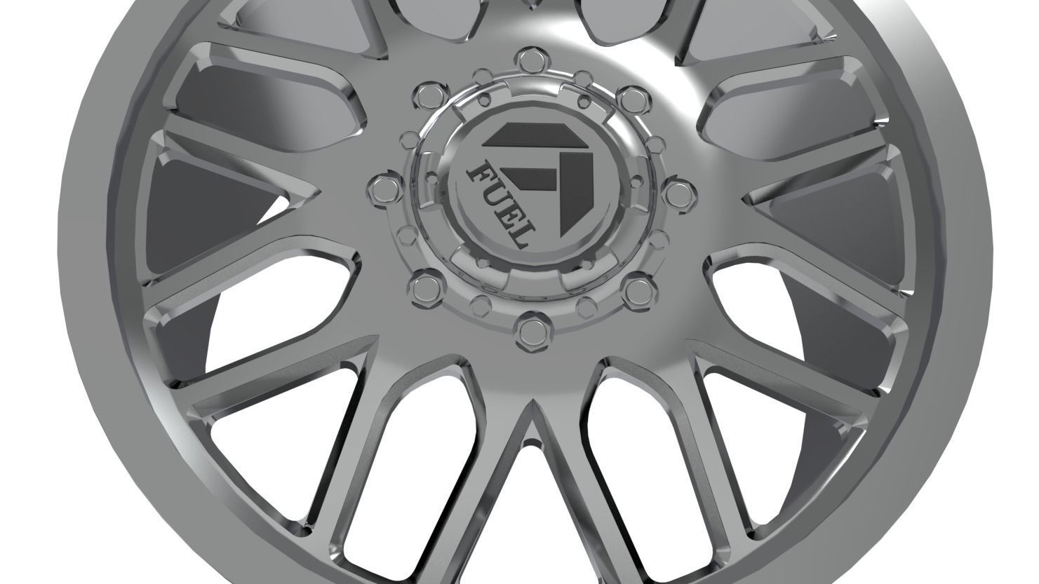 FUEL DUALLY WHEELS FF66D FRONT AND REAR 3D model 3D printable | CGTrader