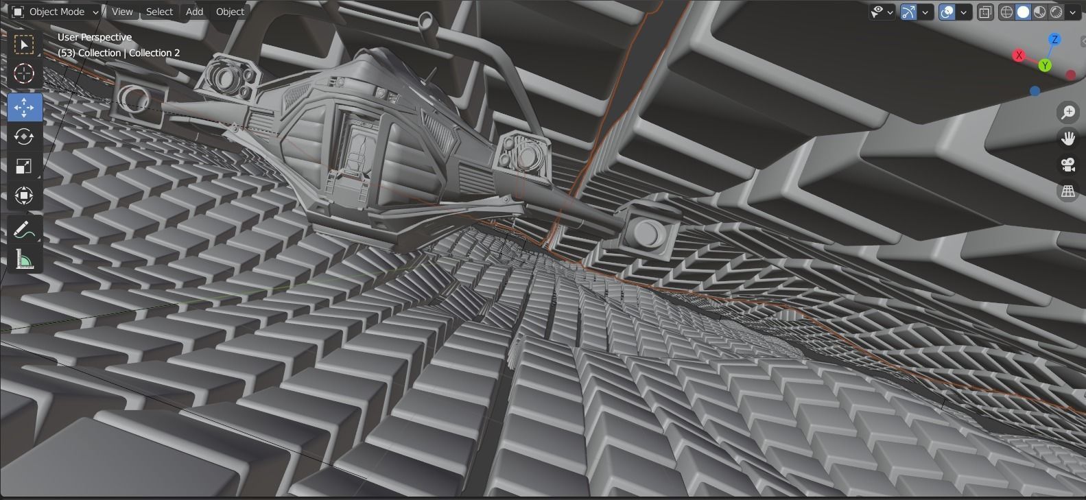 millennium falcon flying 3D model animated rigged | CGTrader