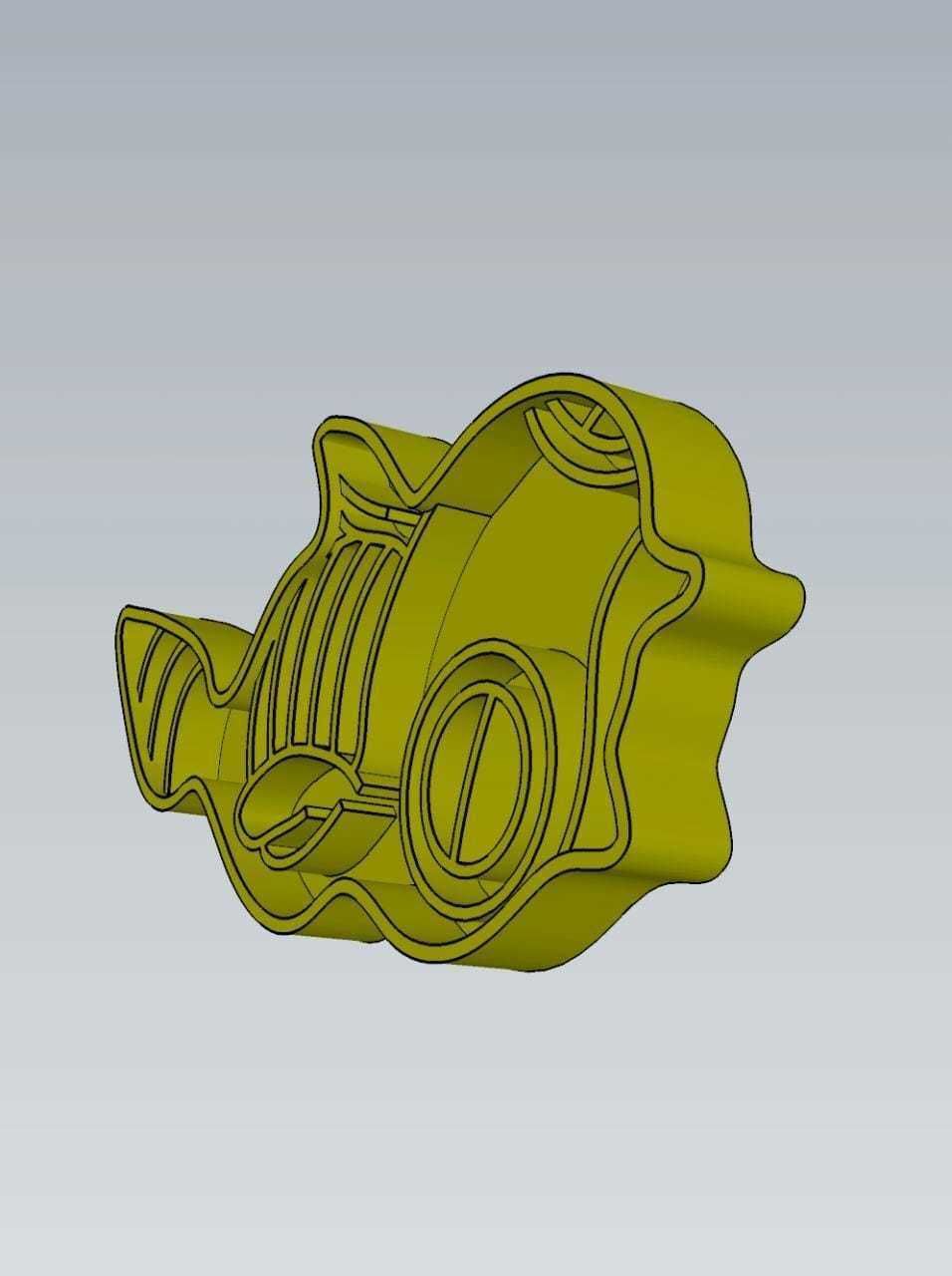 Pokemon Dunsparce Cookie Cutter Stamp Cake Decorating 3D model animated | CGTrader