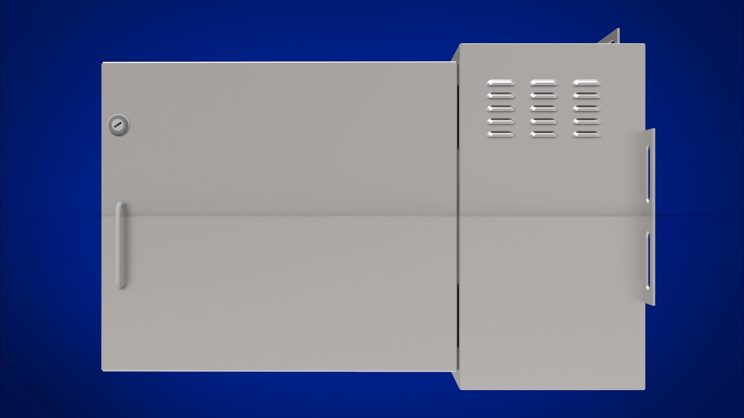 Metal Battery Box 3D model | CGTrader