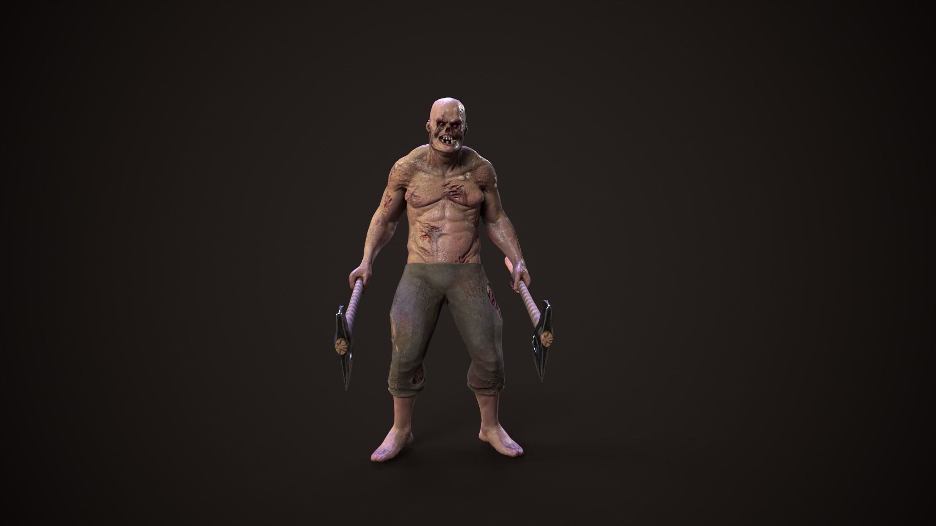3D model Zombie Grade 1 VR / AR / low-poly | CGTrader