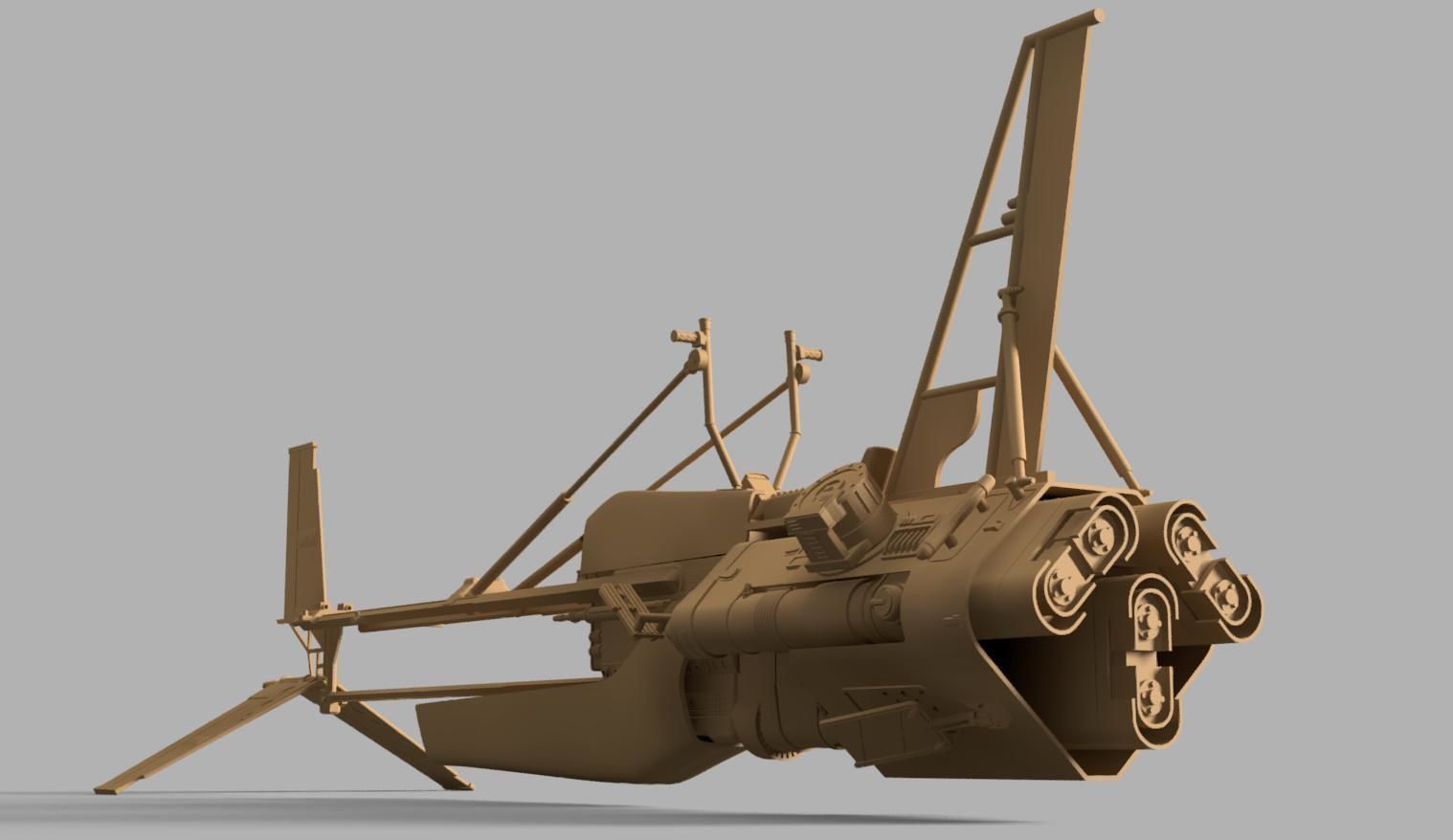 Star Wars Enfys Nest Skyblade 330 from Han Solo Movie 3D model 3D ...