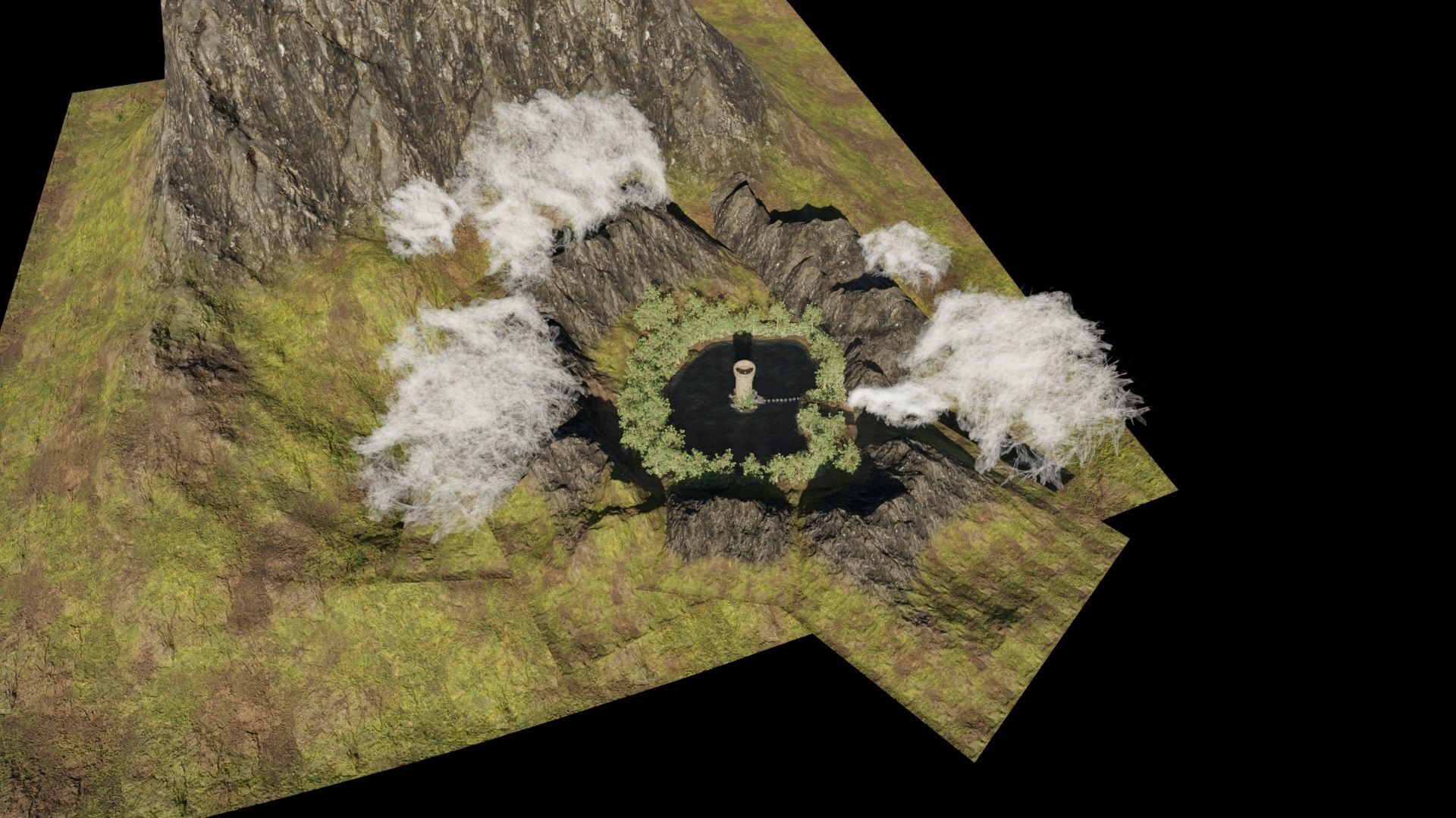 Tower Scene 3D model | CGTrader