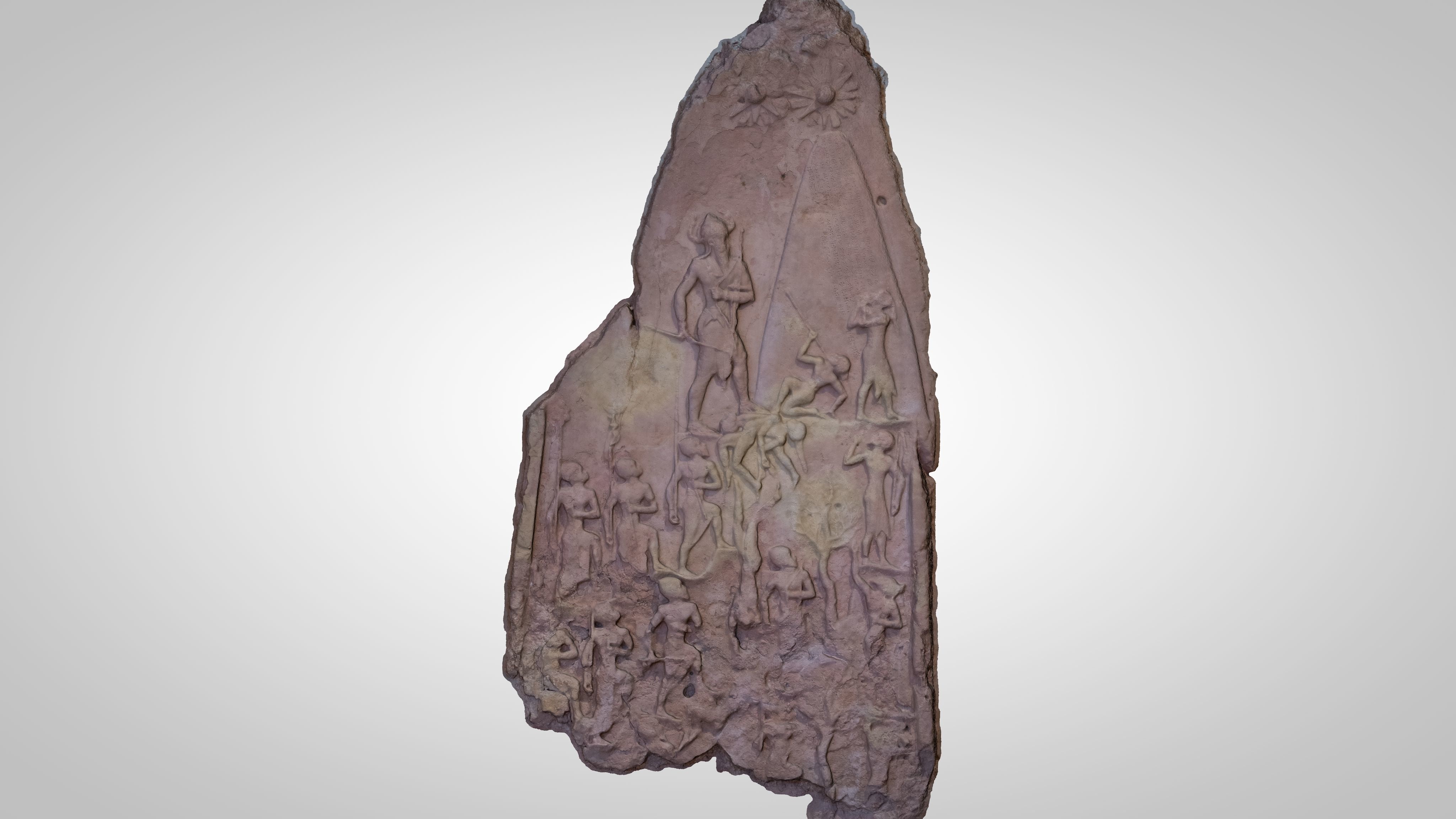 Assyrian - The Victory Stele of King Naram-Sin 3D model | CGTrader