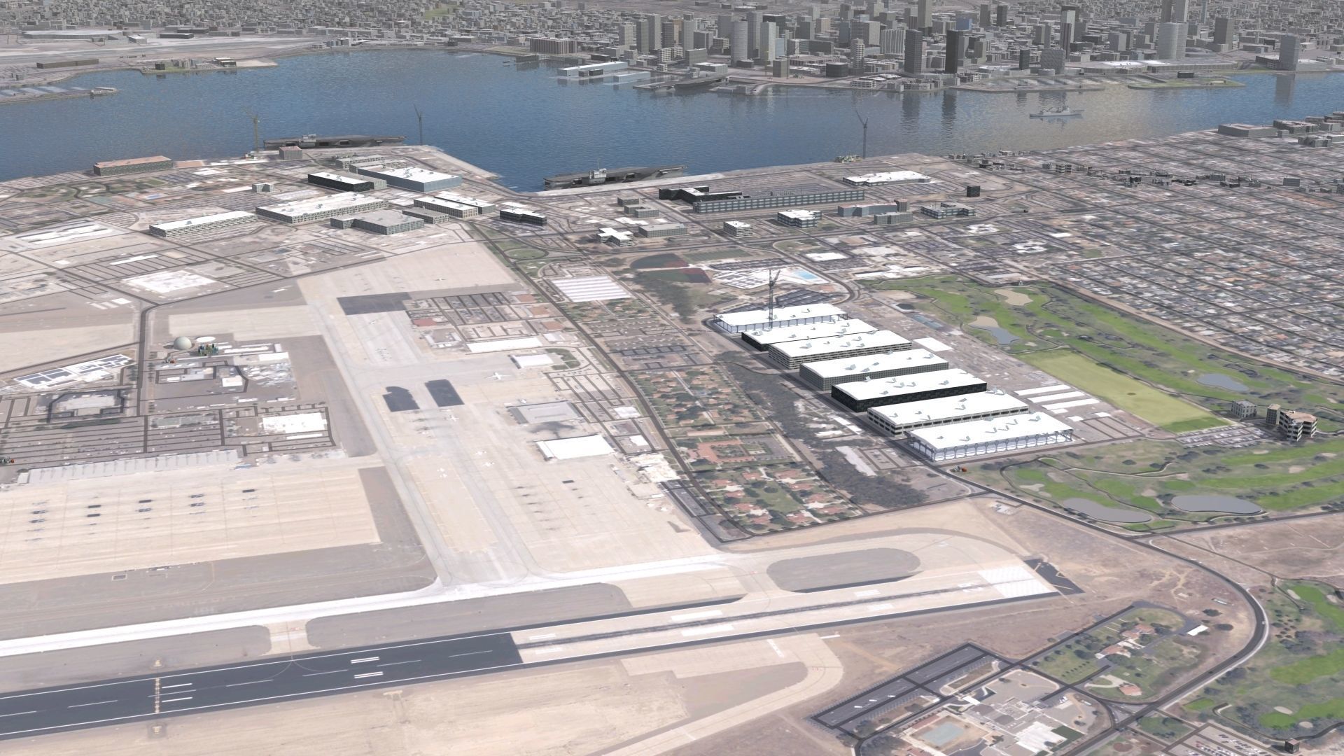 3D model Military Naval Base VR / AR / low-poly | CGTrader