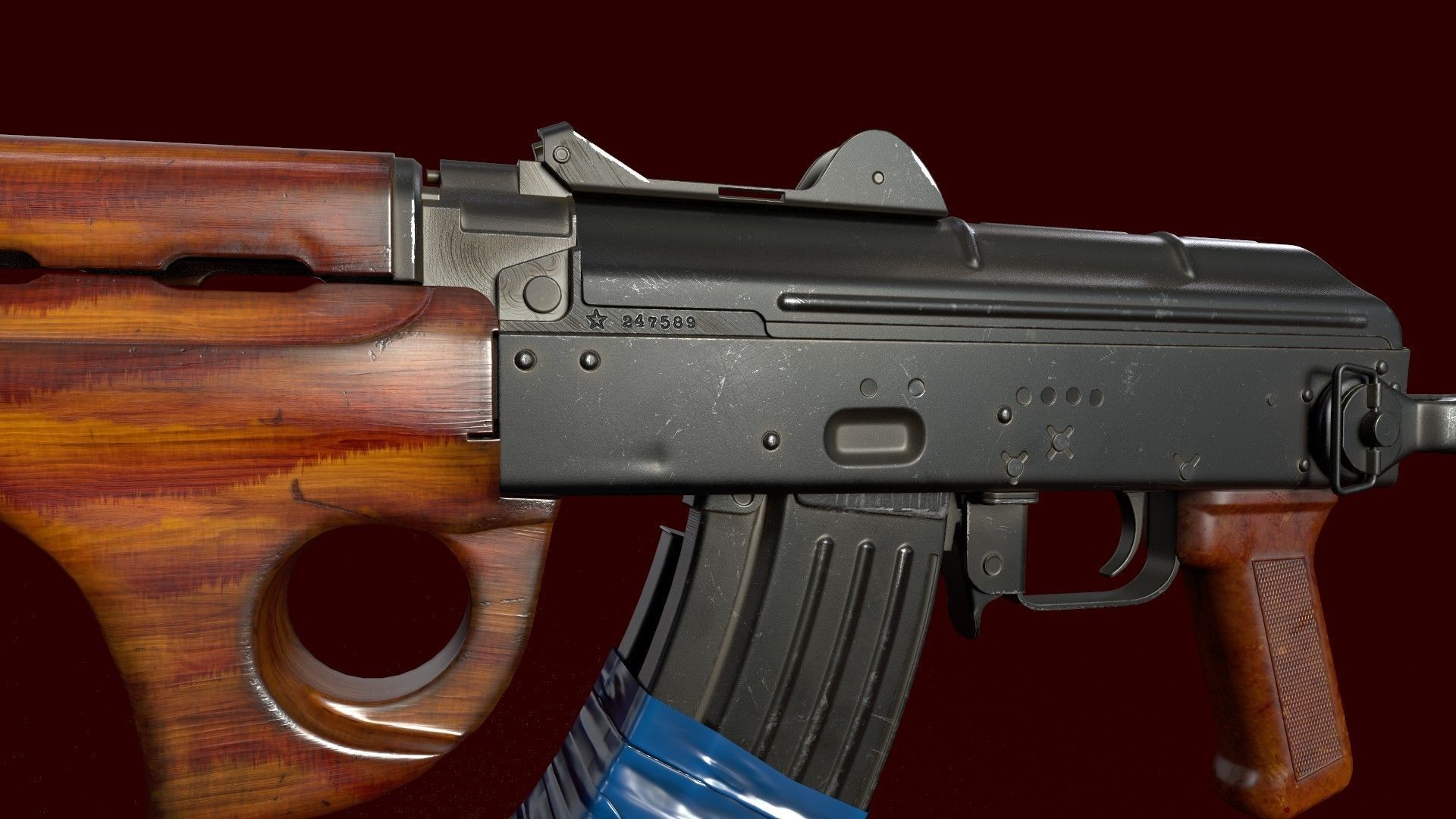 3D model AKMSu VR / AR / low-poly | CGTrader