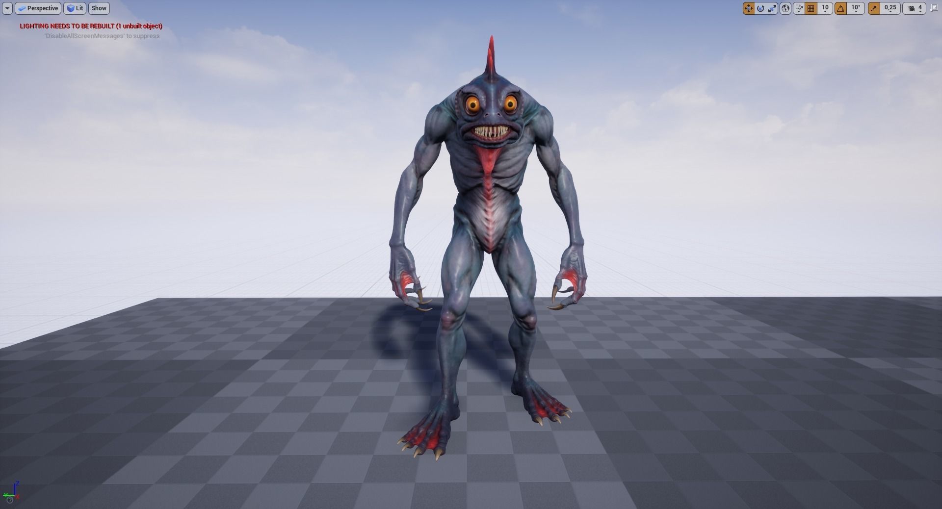 3D model Deep sea monster VR / AR / low-poly | CGTrader