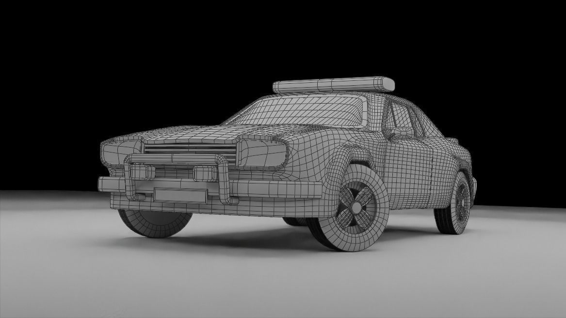 3D model Police Car VR / AR / low-poly | CGTrader