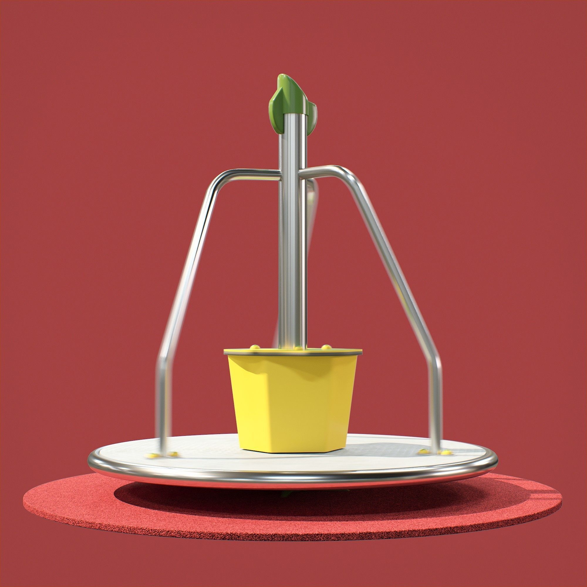 kids playground THE DIZZY ROUNDABOUT JIN-0532 3D model | CGTrader