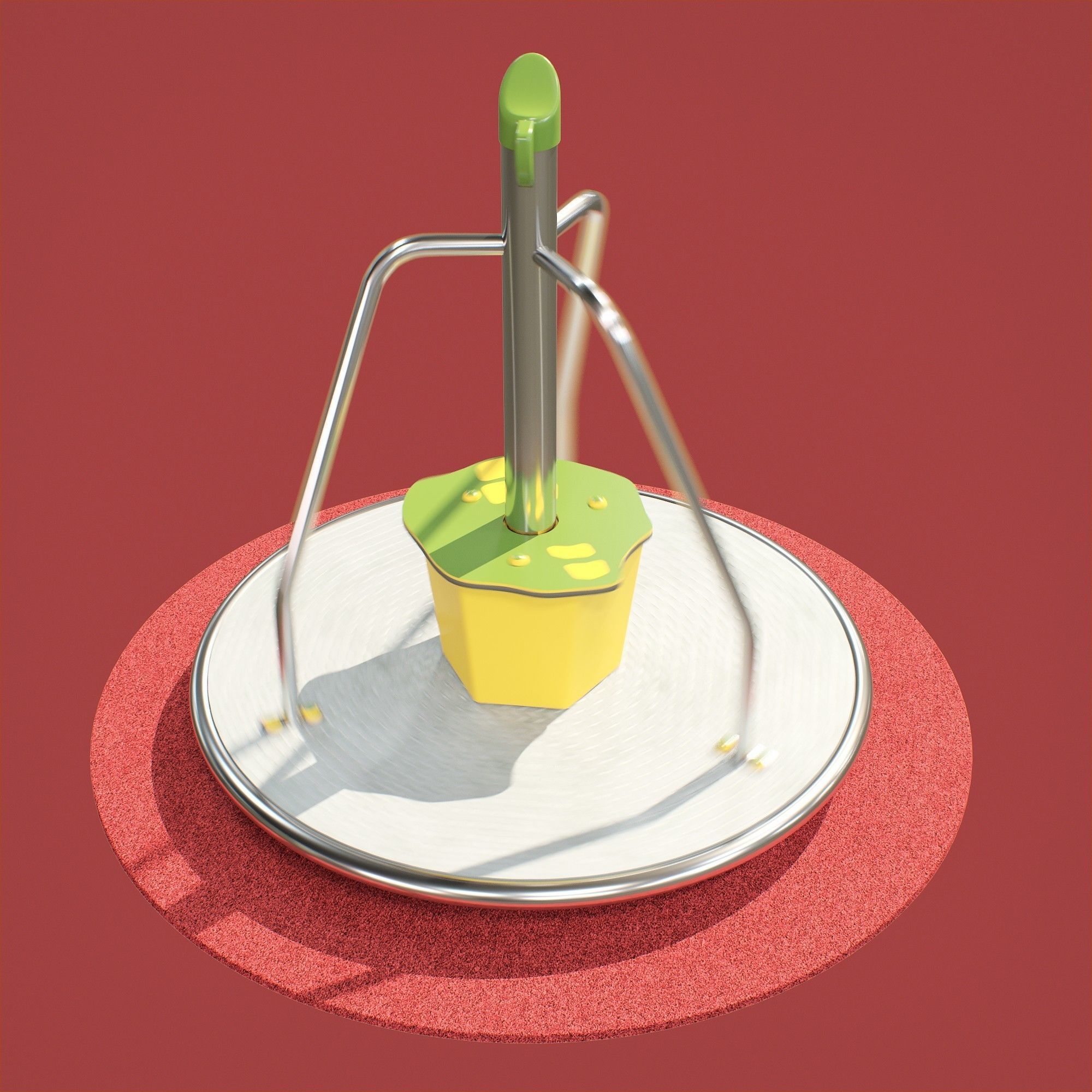 kids playground THE DIZZY ROUNDABOUT JIN-0532 3D model | CGTrader