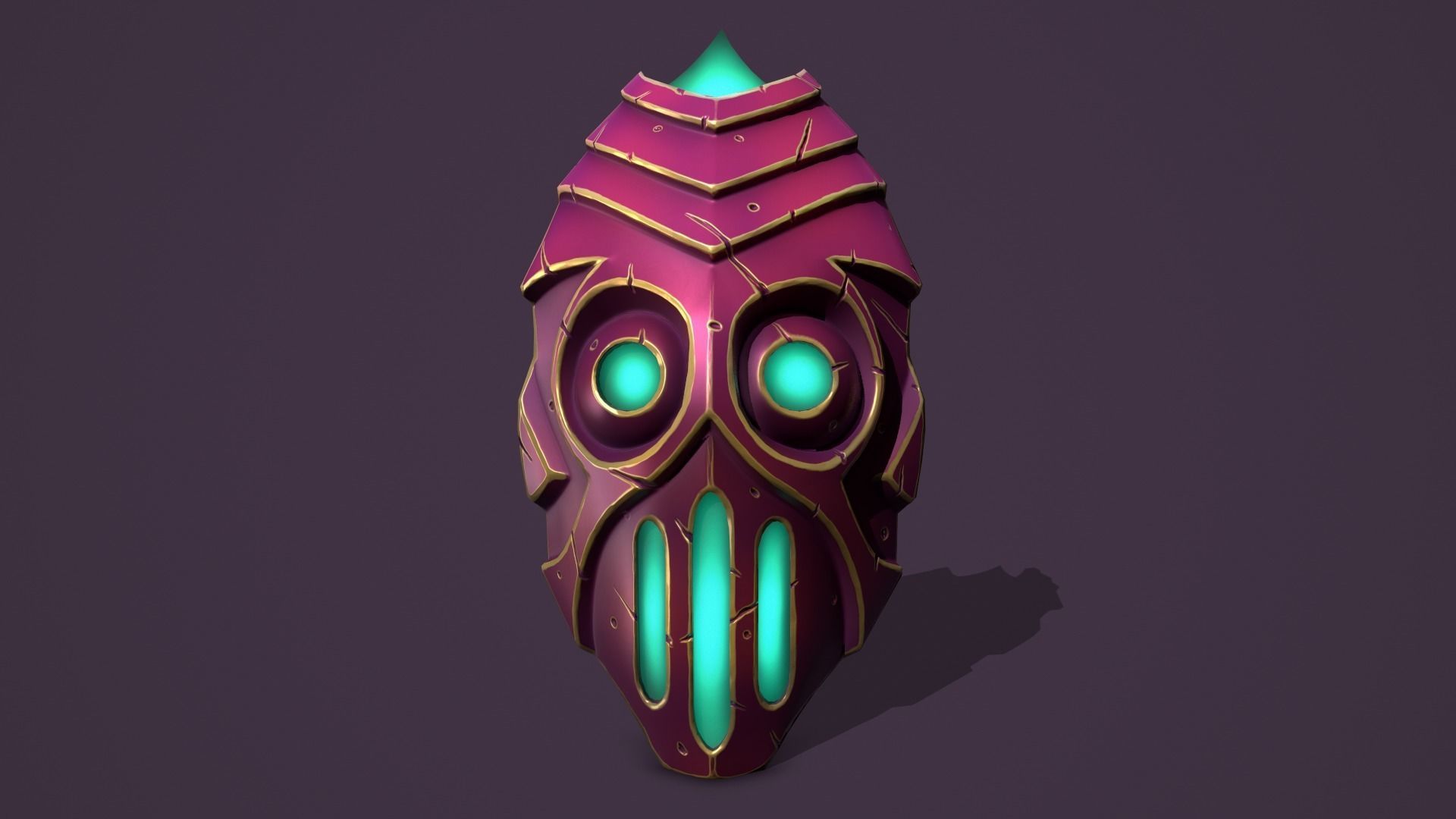 3D model Lava mask VR / AR / low-poly | CGTrader