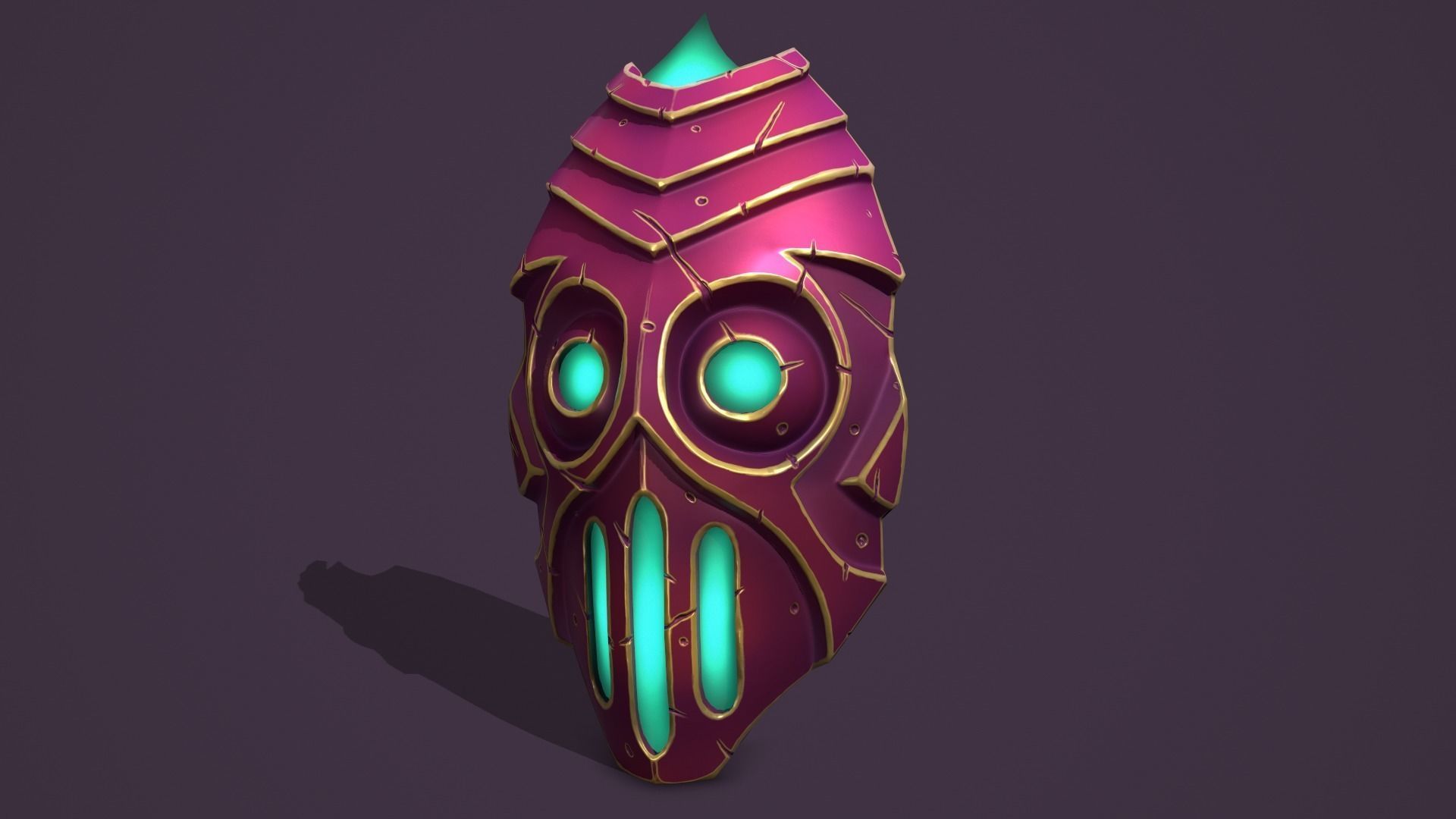 3D model Lava mask VR / AR / low-poly | CGTrader