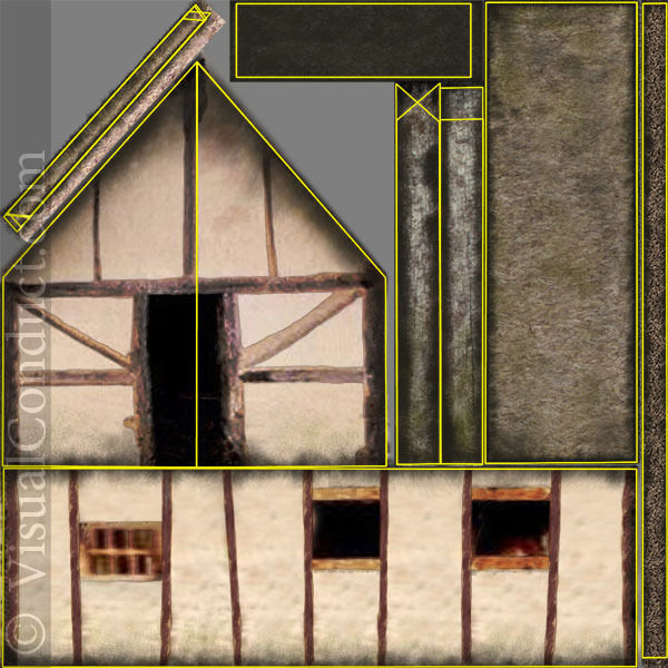 3D model Medieval Farm House VR / AR / low-poly | CGTrader