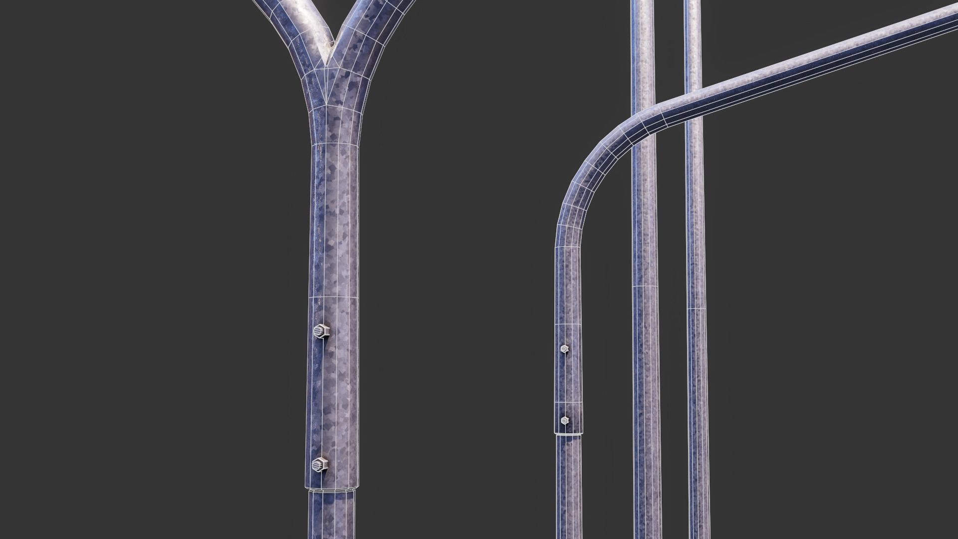 3D model Street Light Assets Pack VR / AR / low-poly | CGTrader
