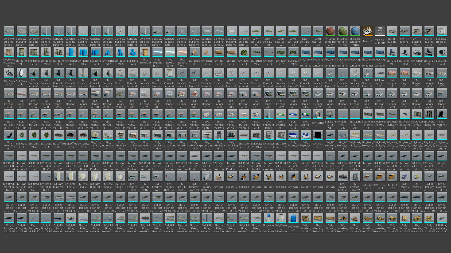 3D model FPS Mobile Game Map v3 with assets VR / AR / low-poly | CGTrader