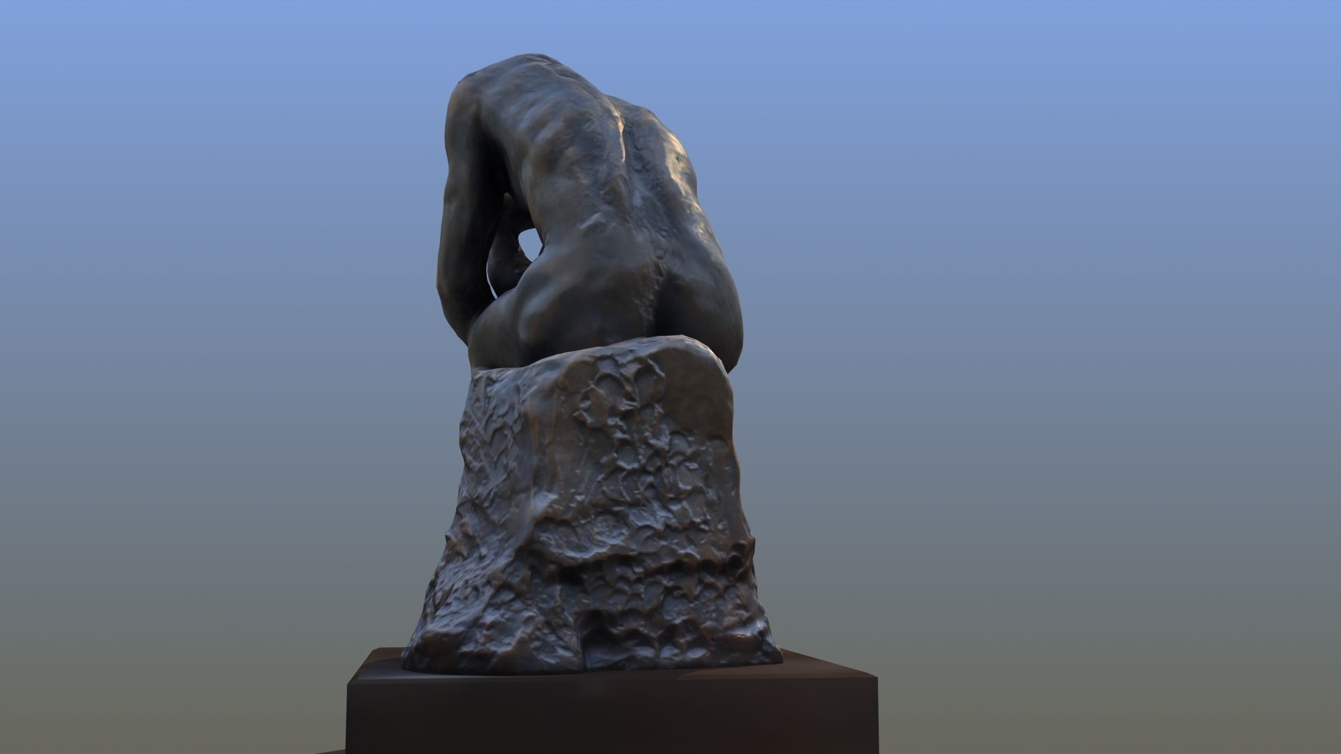 The Thinker statue of 3D model | CGTrader