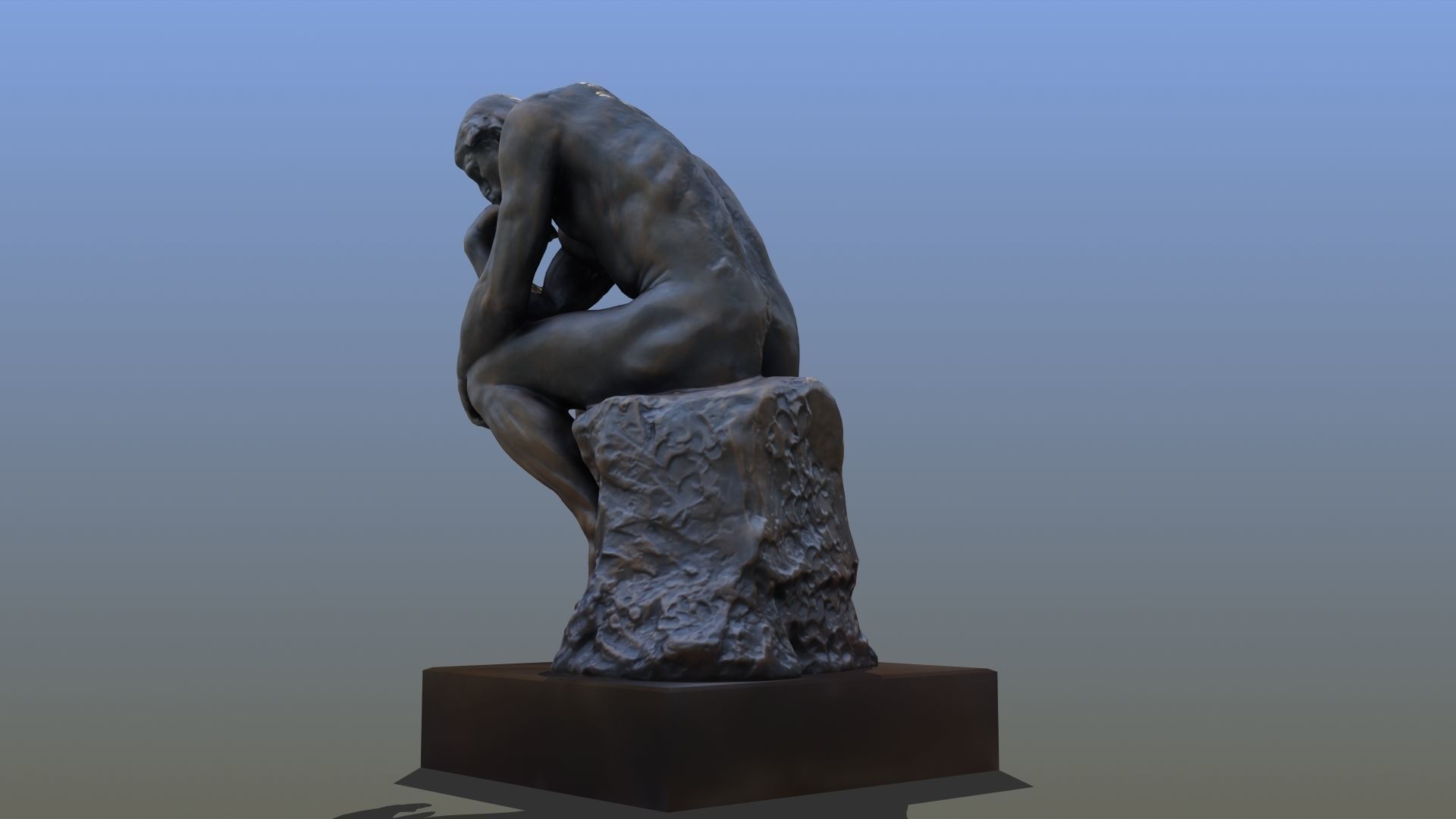 The Thinker 3D model | CGTrader