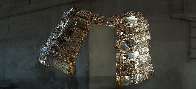 Medieval Leg plate armor patterns 3D model | CGTrader