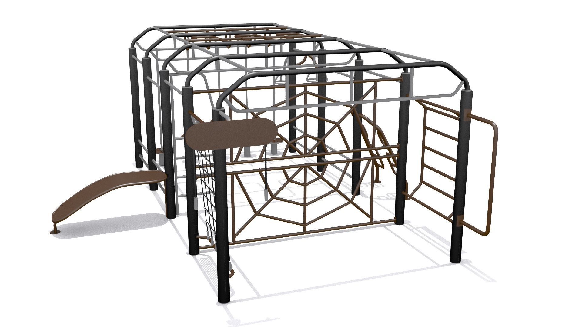 Fitness Gym Parcourse Equipment 3D model | CGTrader