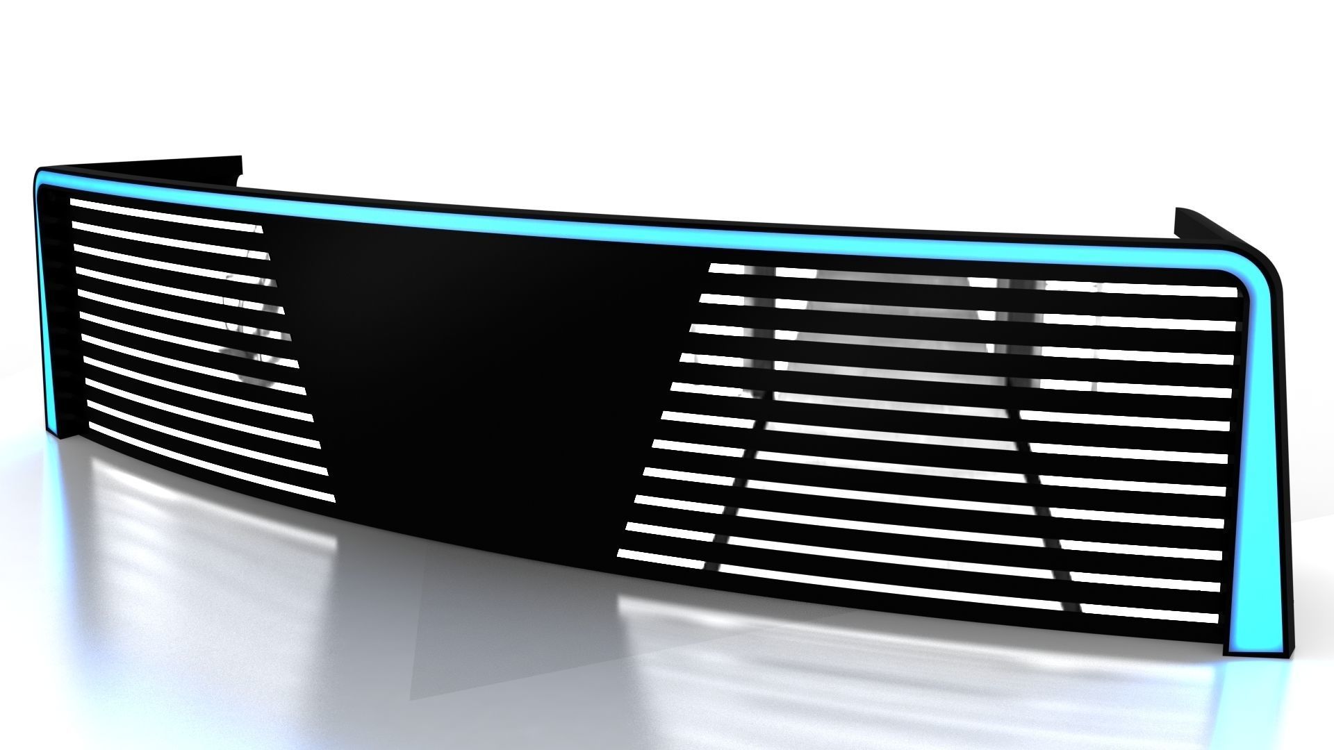 Studio News Desk 3D model | CGTrader