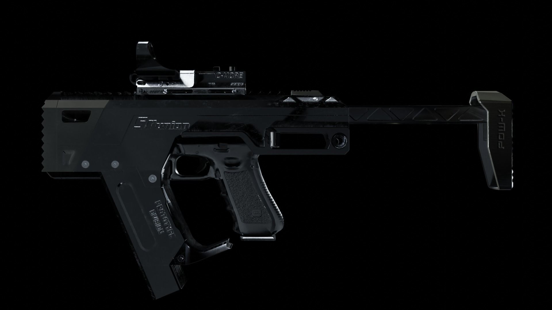 3D model The Ultimate Glock 19 Pack and Automatic Edited Glock 19 Smg ...
