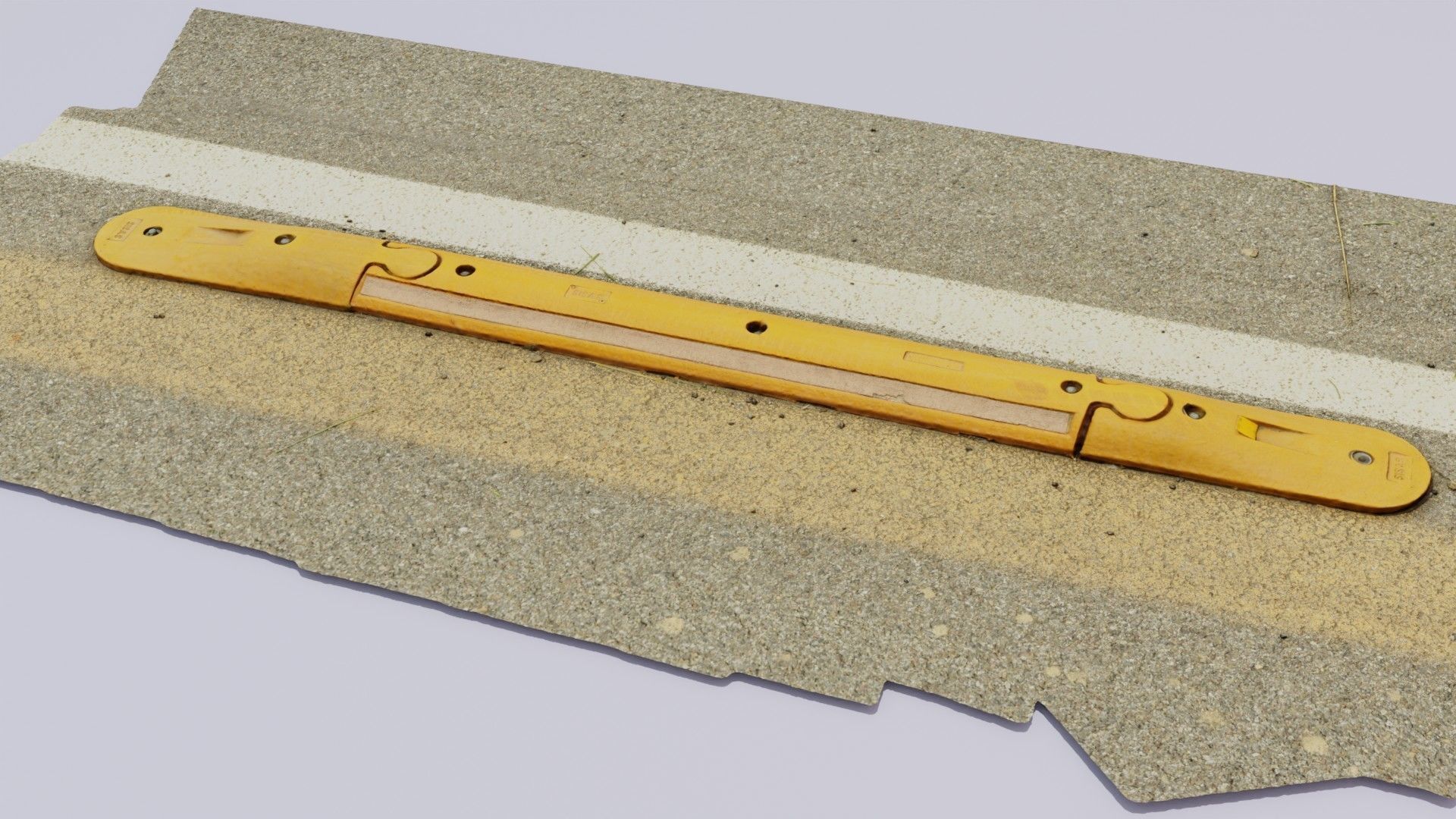 Ultra-realistic street bump 03 high-poly 3D model | CGTrader