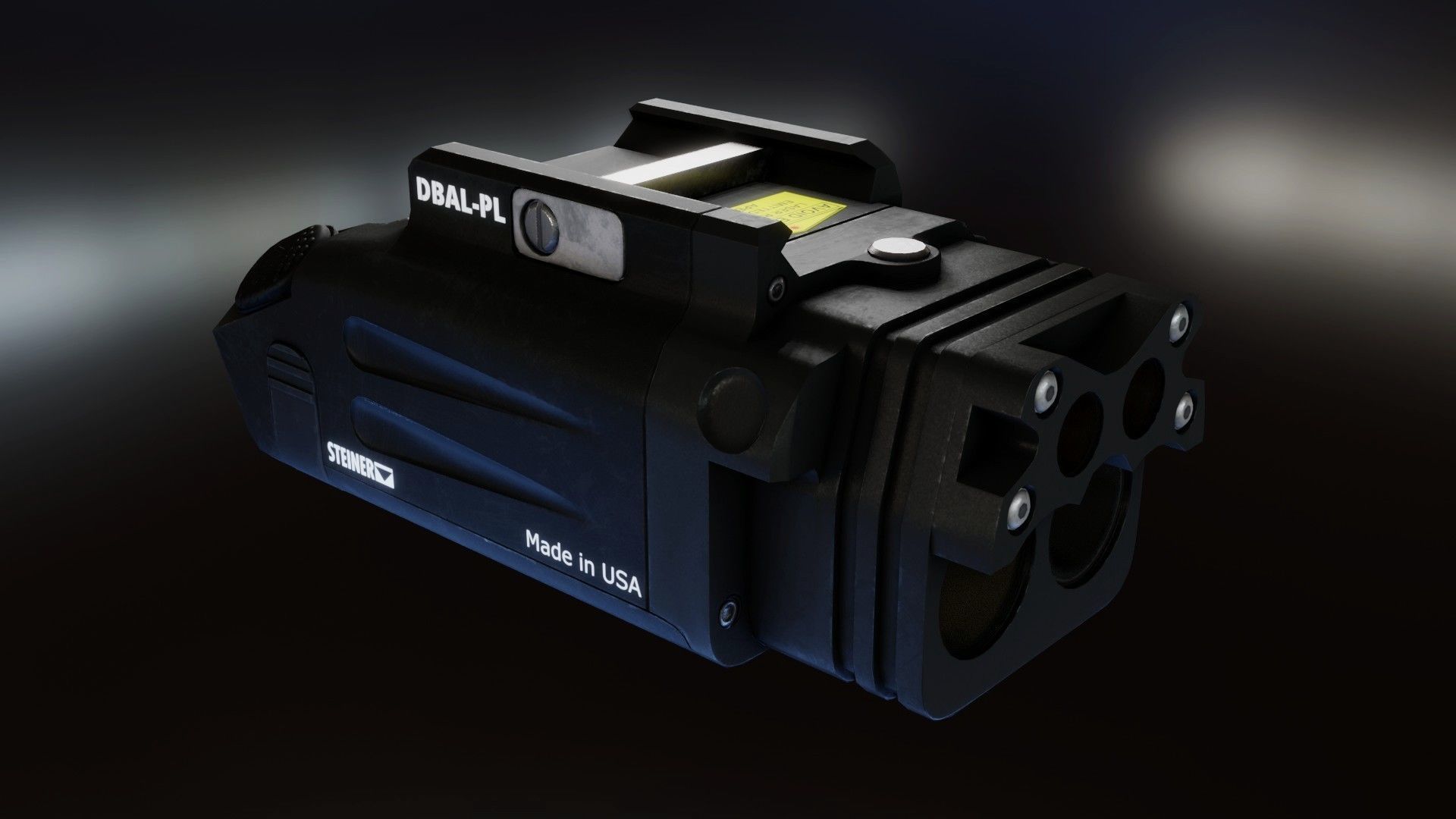 3D model Steiner DBAL-PL laser pistol light VR / AR / low-poly | CGTrader