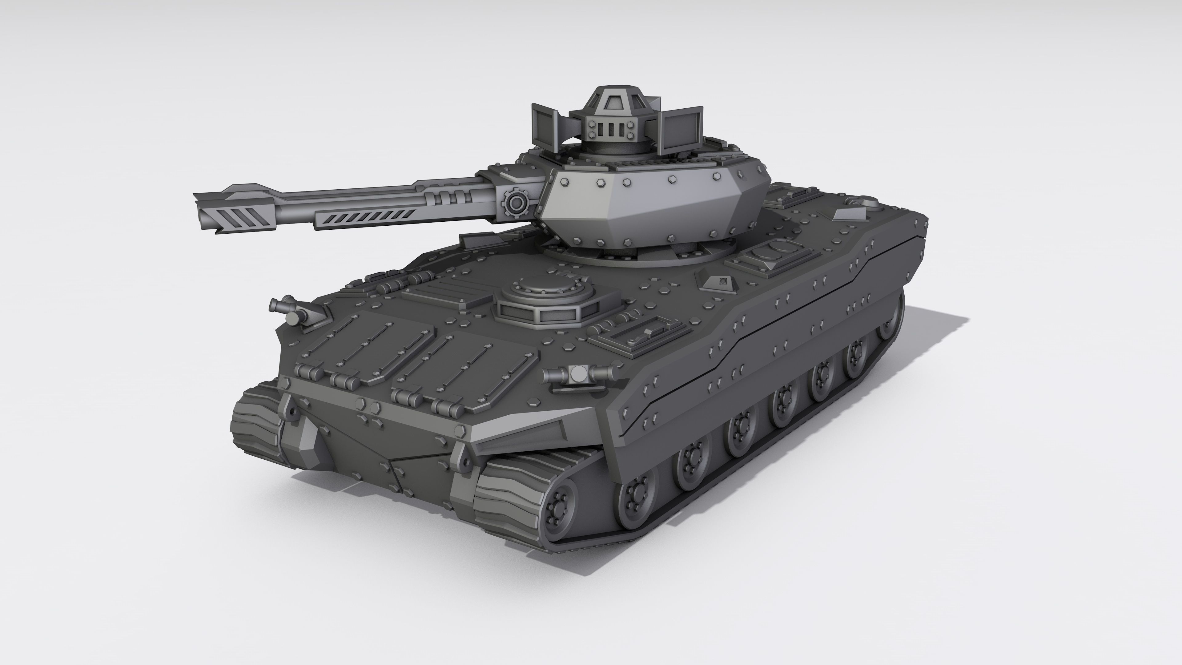 Battle tank V-3 -model for 3d printer 3D model 3D printable | CGTrader