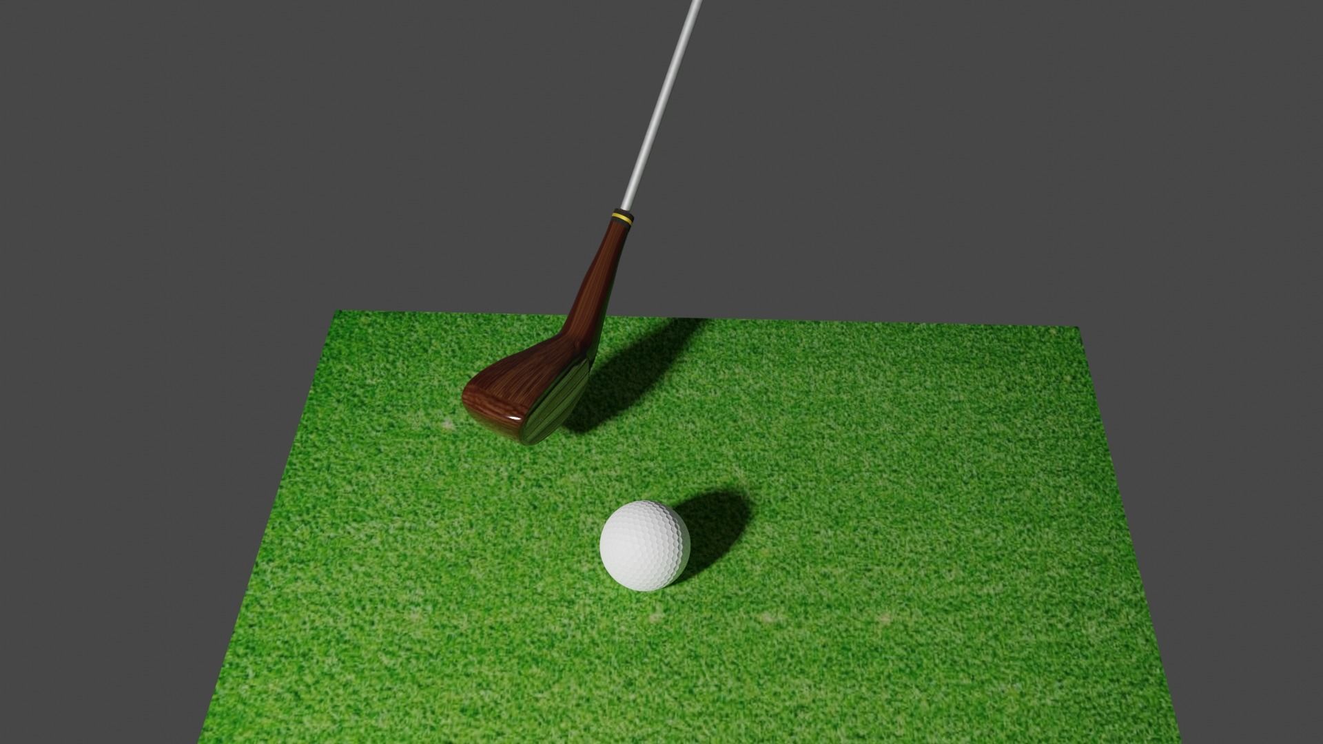 3D model Golf Club and Ball 3D VR / AR / low-poly | CGTrader