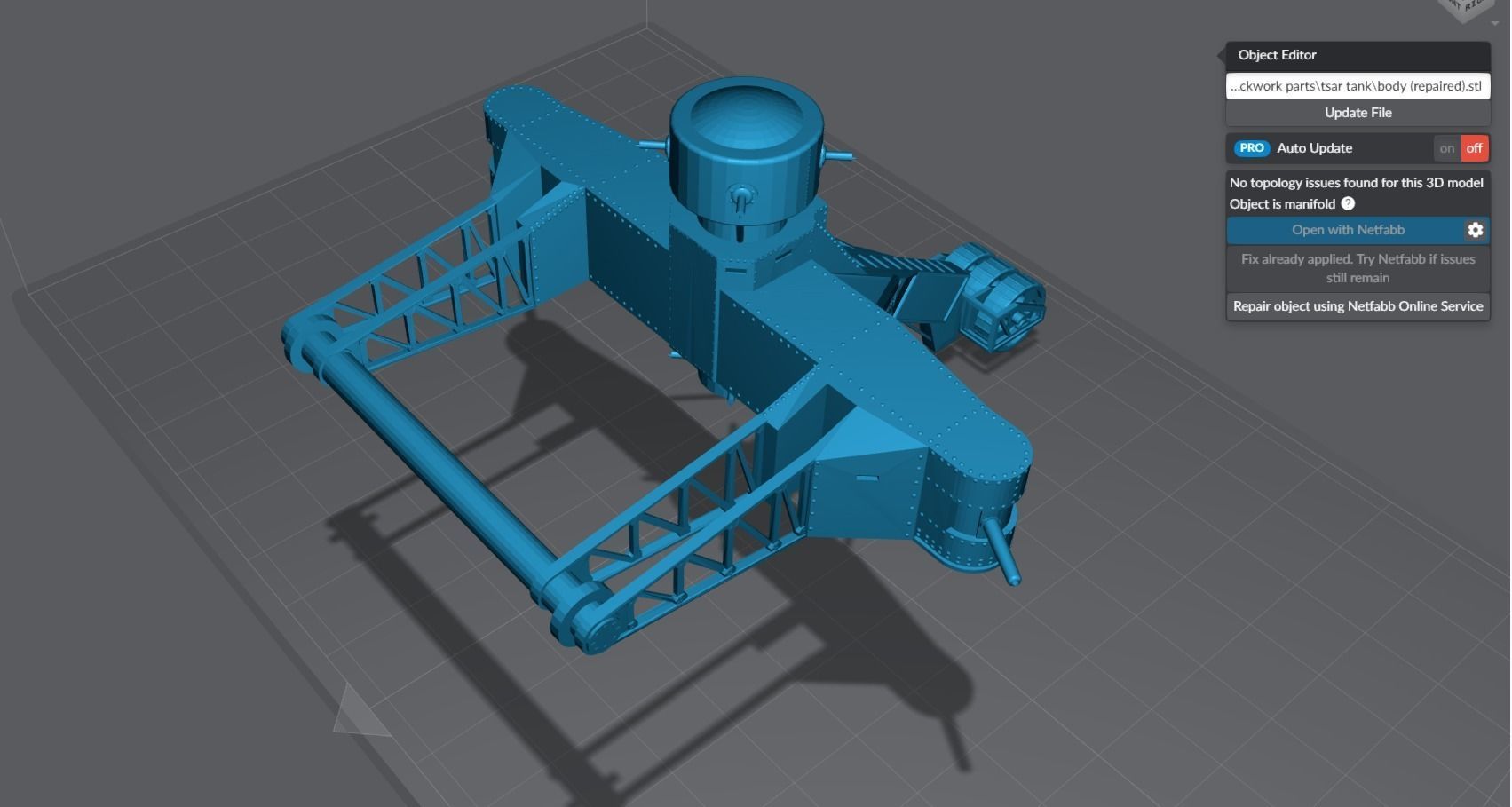 Tsar Tank Scale Model 3D model 3D printable | CGTrader