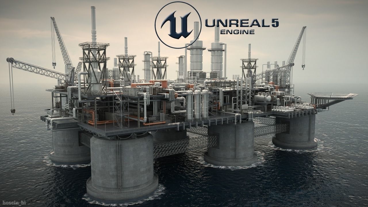 oil platform 3D model | CGTrader